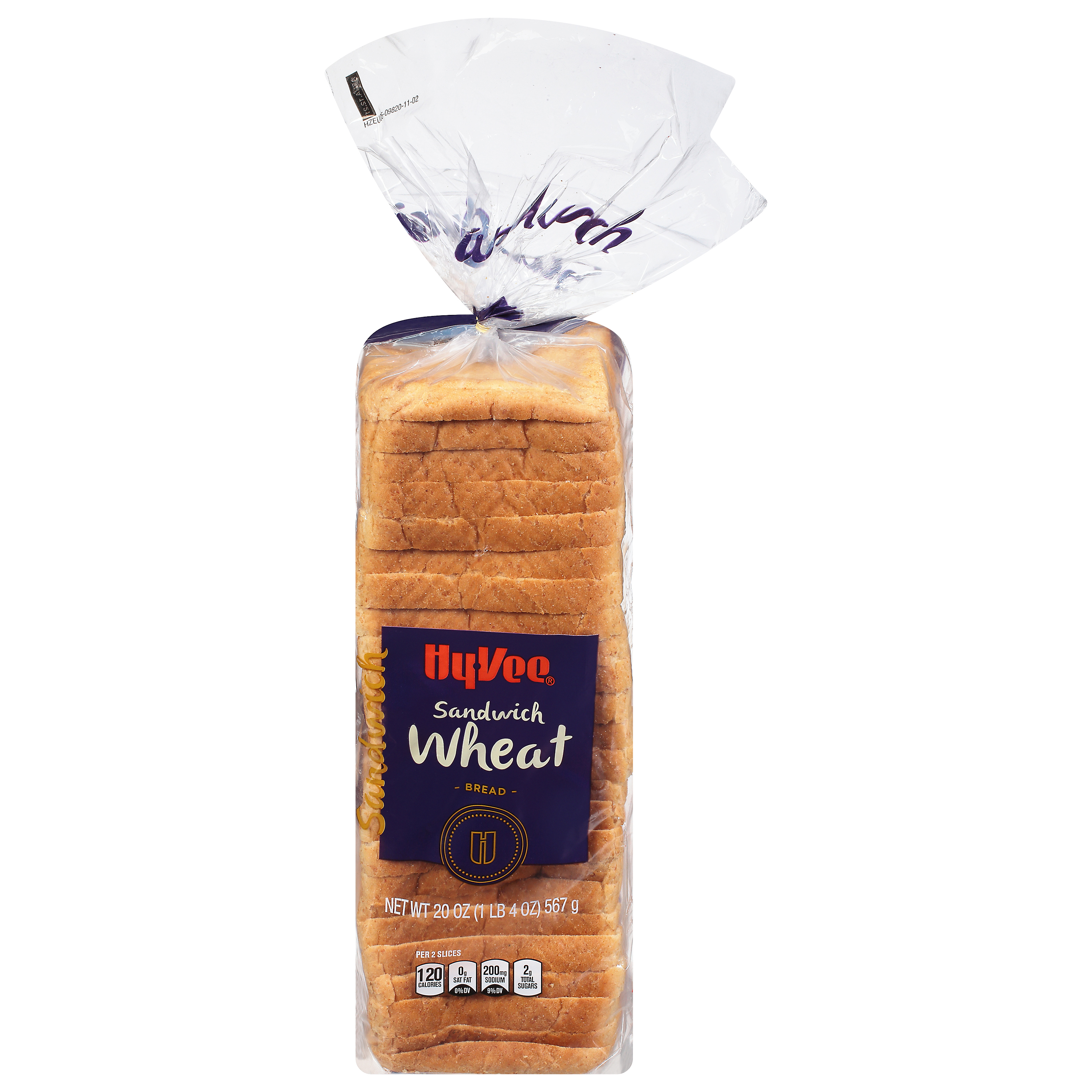 Hy-Vee Wheat Sandwich Bread 20 oz