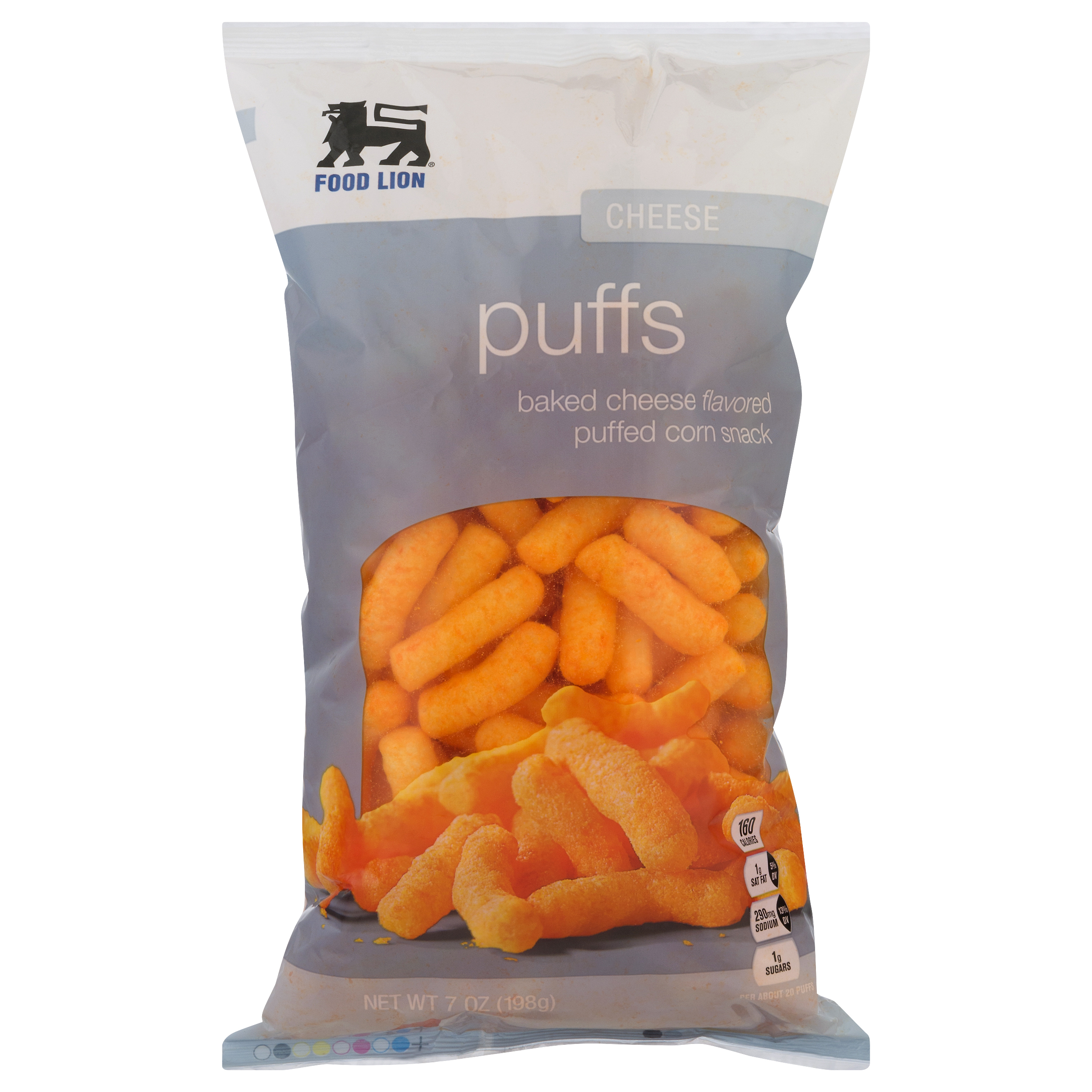 Food Lion Corn Snack, Cheese Puffs, Bag