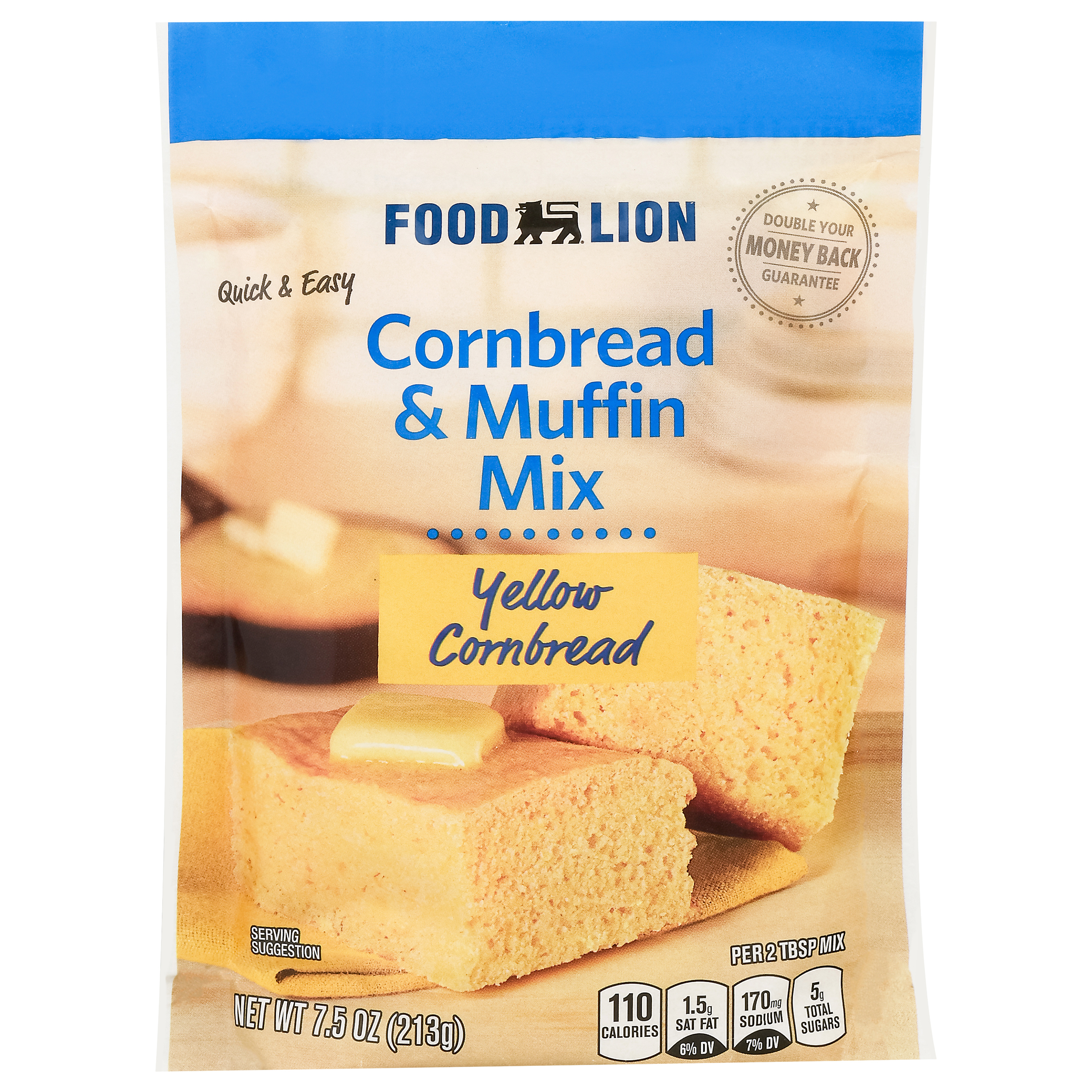 Food Lion Yellow Cornbread Cornbread & Muffin Mix 7.5 oz