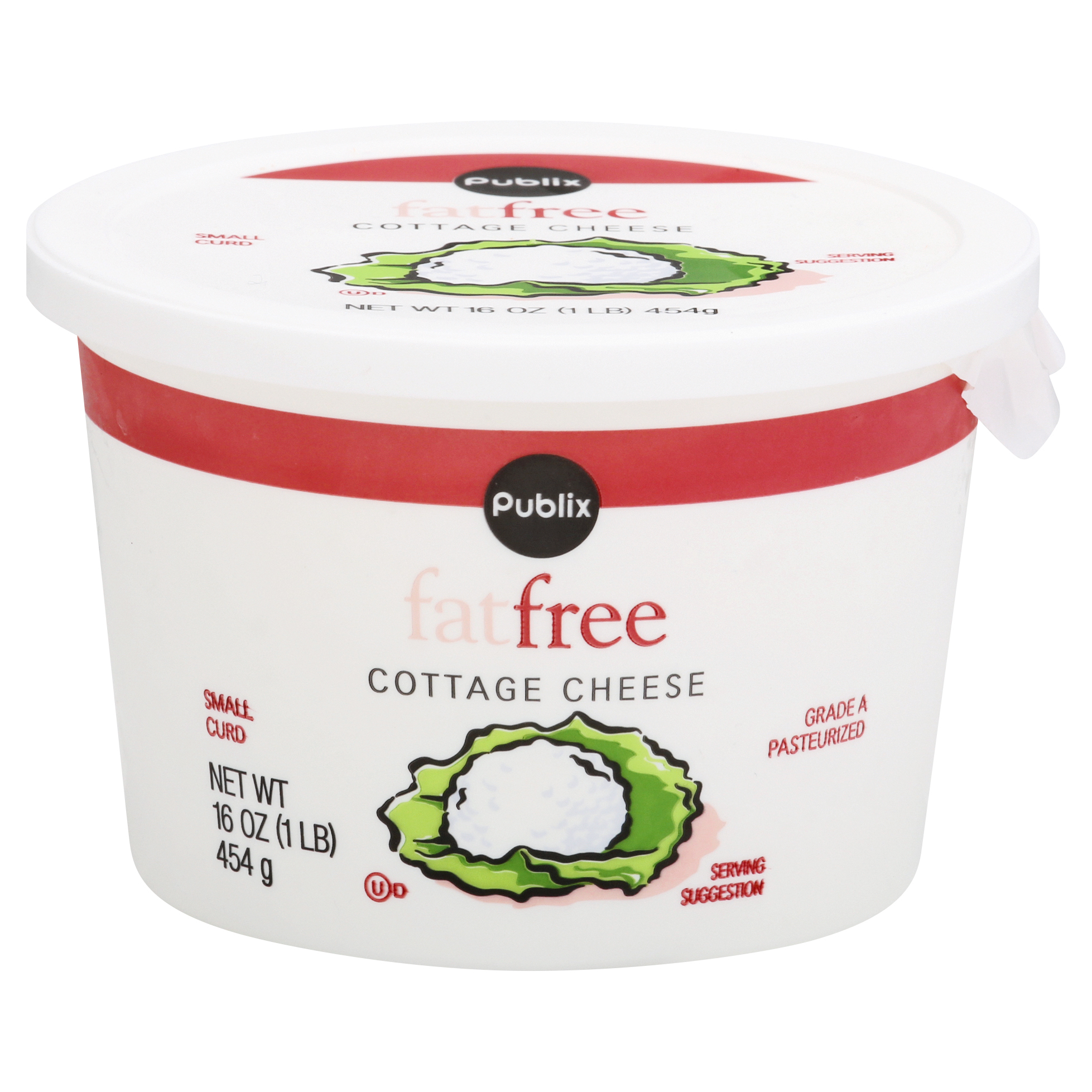 Publix Fat Free Small Curd Cottage Cheese 16.0 oz CUP\TUB