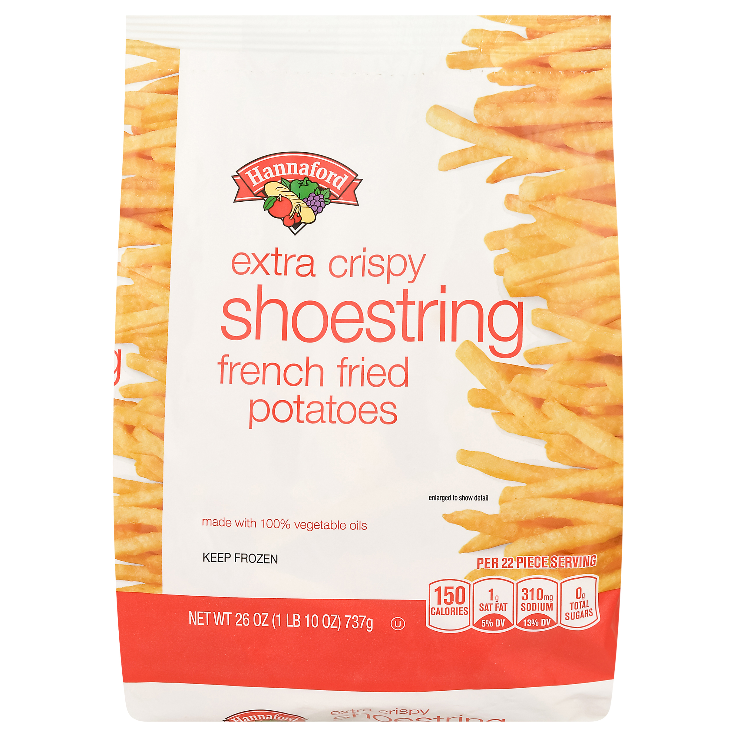 Hannaford Extra Crispy Shoestring French Fried Potatoes 26 oz