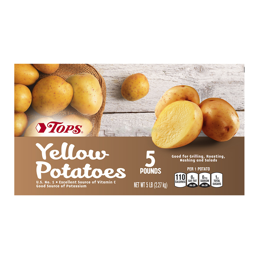 Tops Yellow Potatoes 5 lb