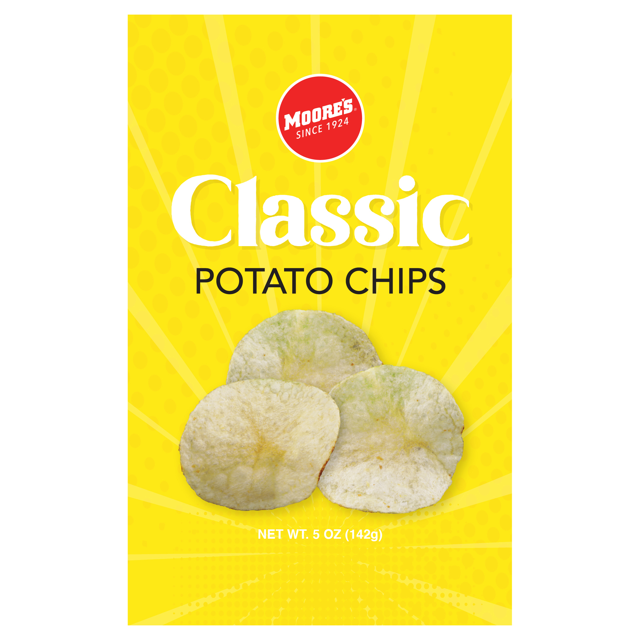 Moore's Classic Potato Chips 5 oz