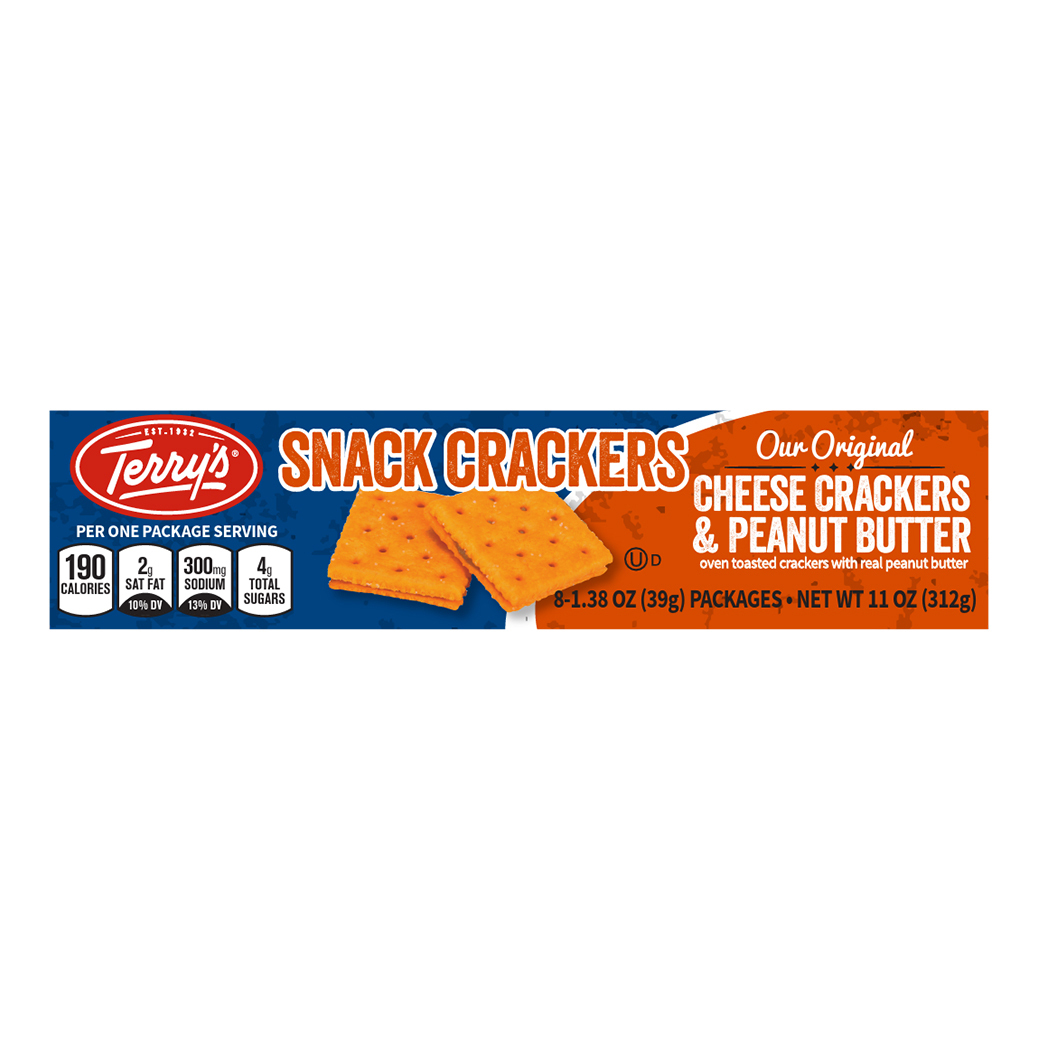 Terry's Cheese Crackers & Peanut Butter Snack Crackers 8 ea