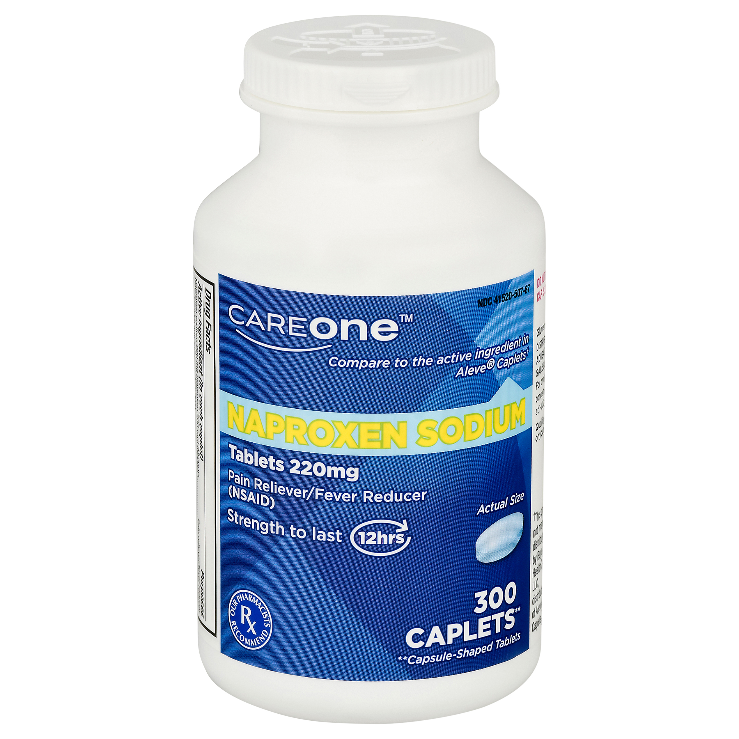 CareOne 200mg Naproxen Sodium Caplets 300 ea
