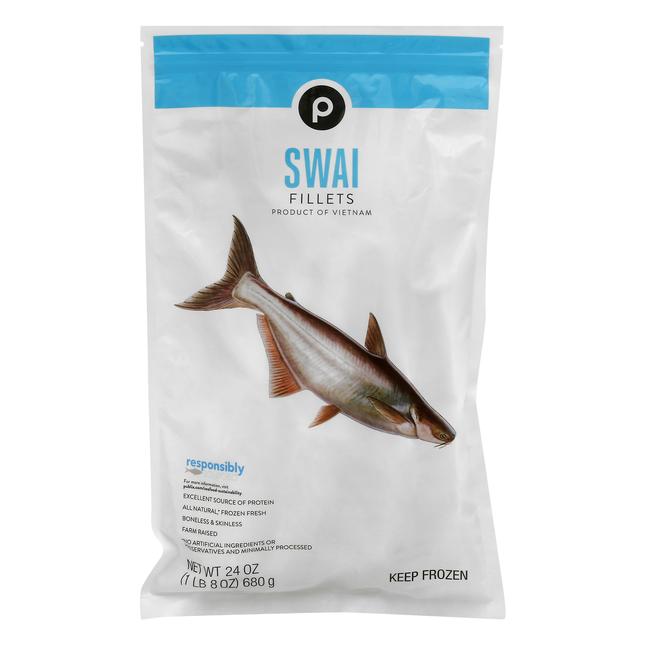 Publix Swai Fillets 24 oz BAG