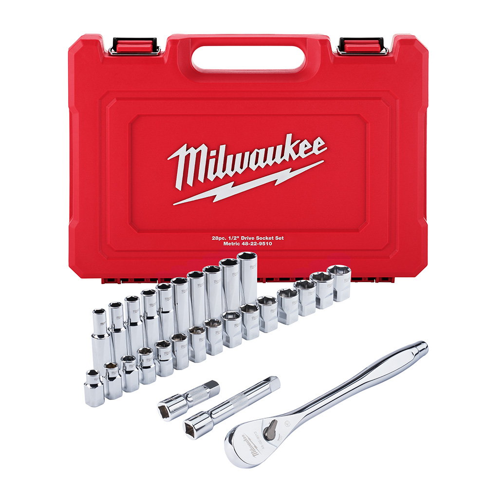 Milwaukee 48-22-9510 28 Pc. Socket Wrenc | Viking Electric