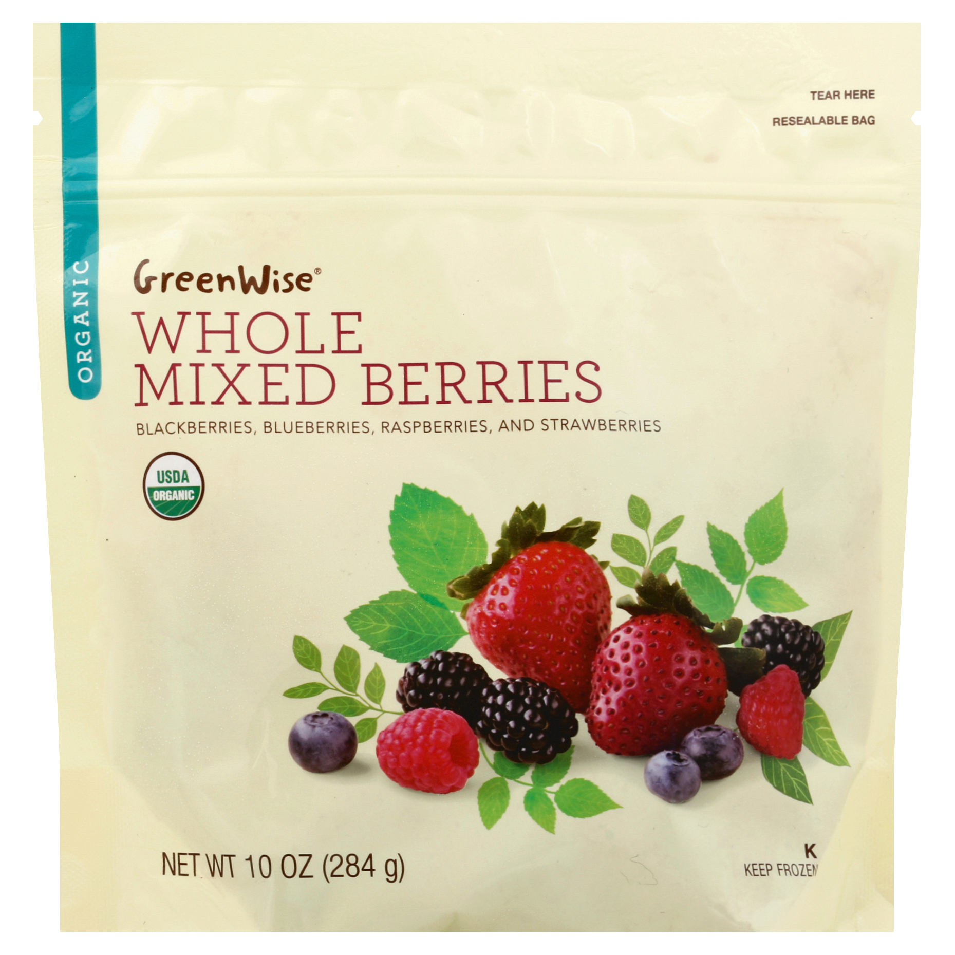 GreenWise Whole Organic Mixed Berries 10.0 oz STAND PACK