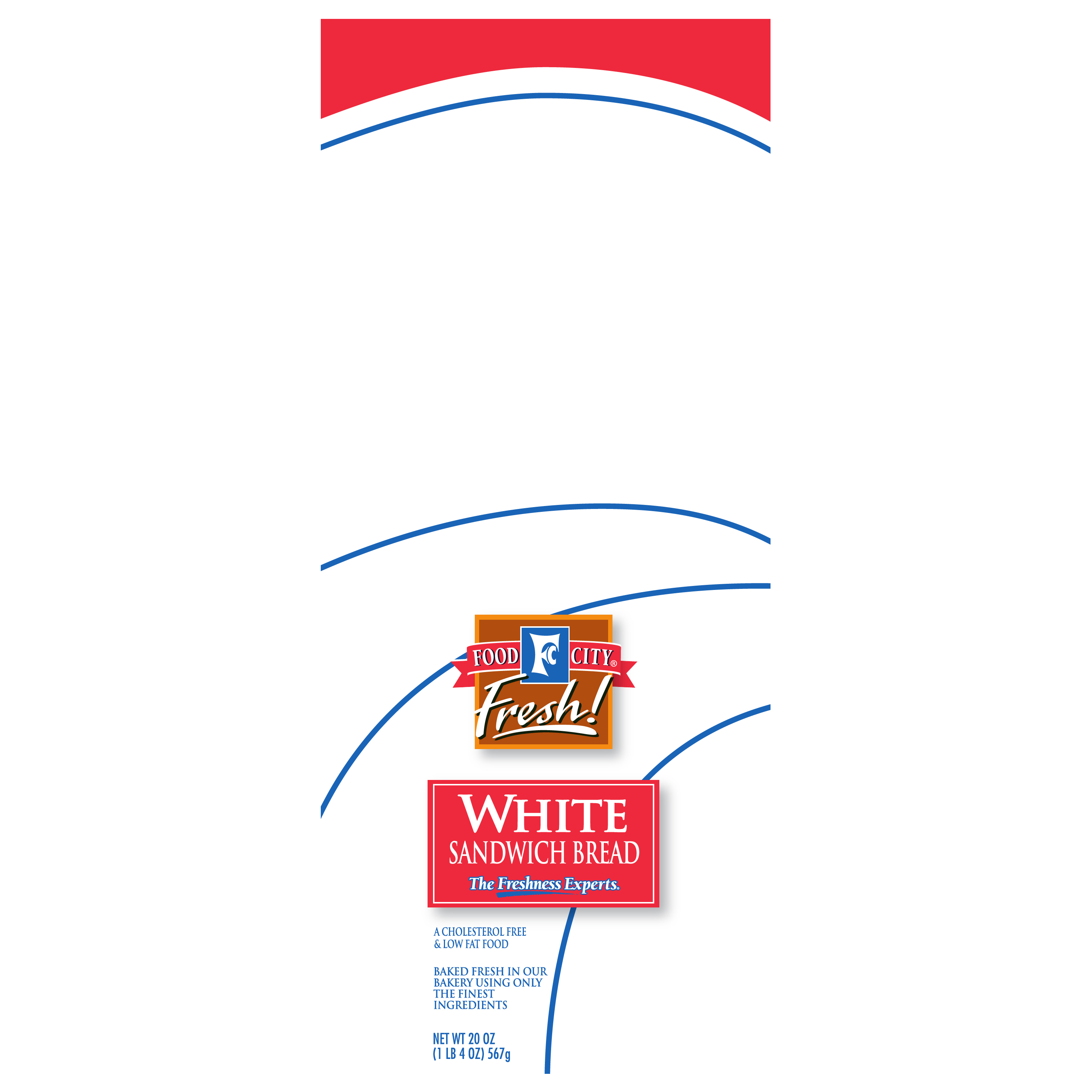 Food City Fresh White Sandwich Bread 20 oz