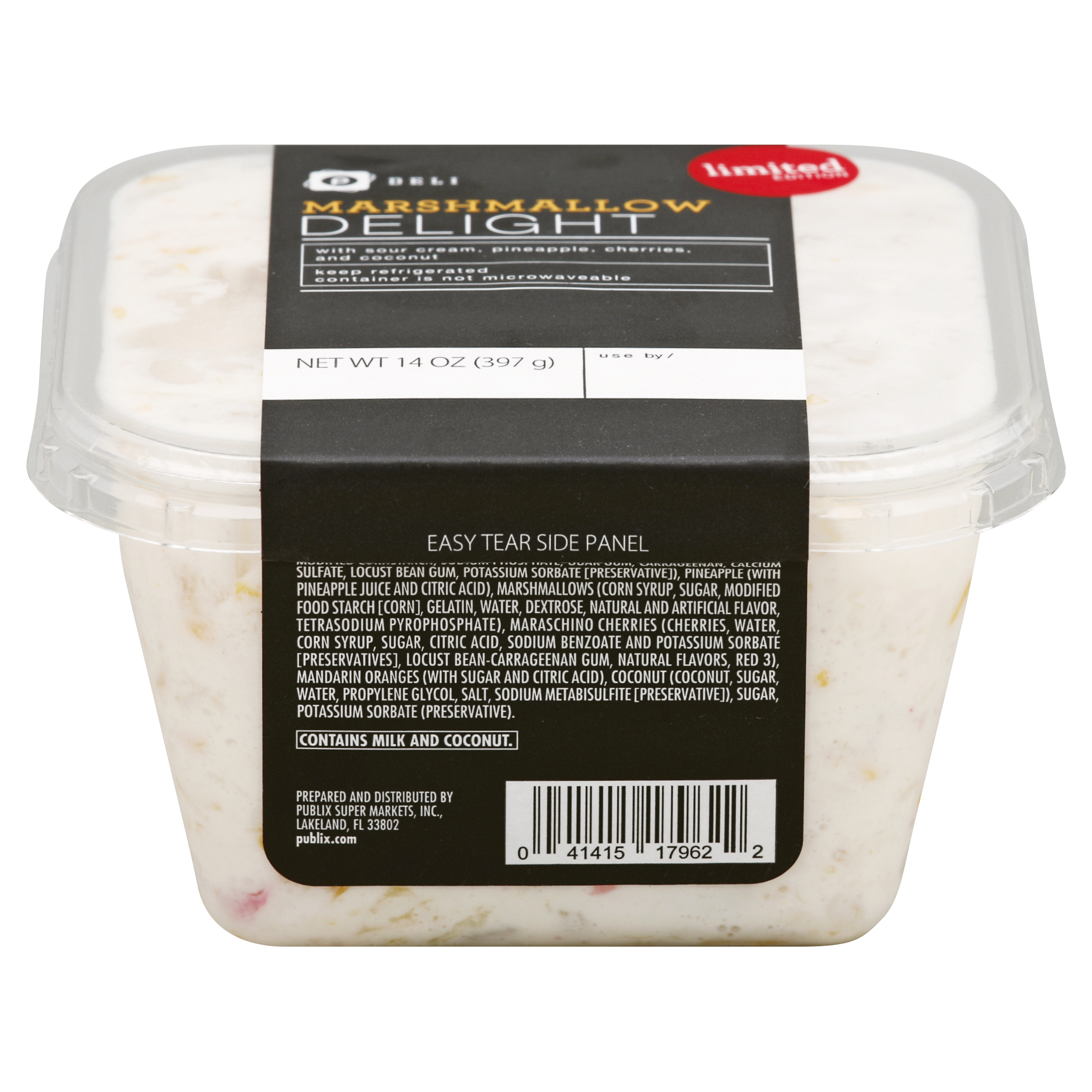 Publix Deli Marshmallow Delight 14.0 oz CLAM SHELL