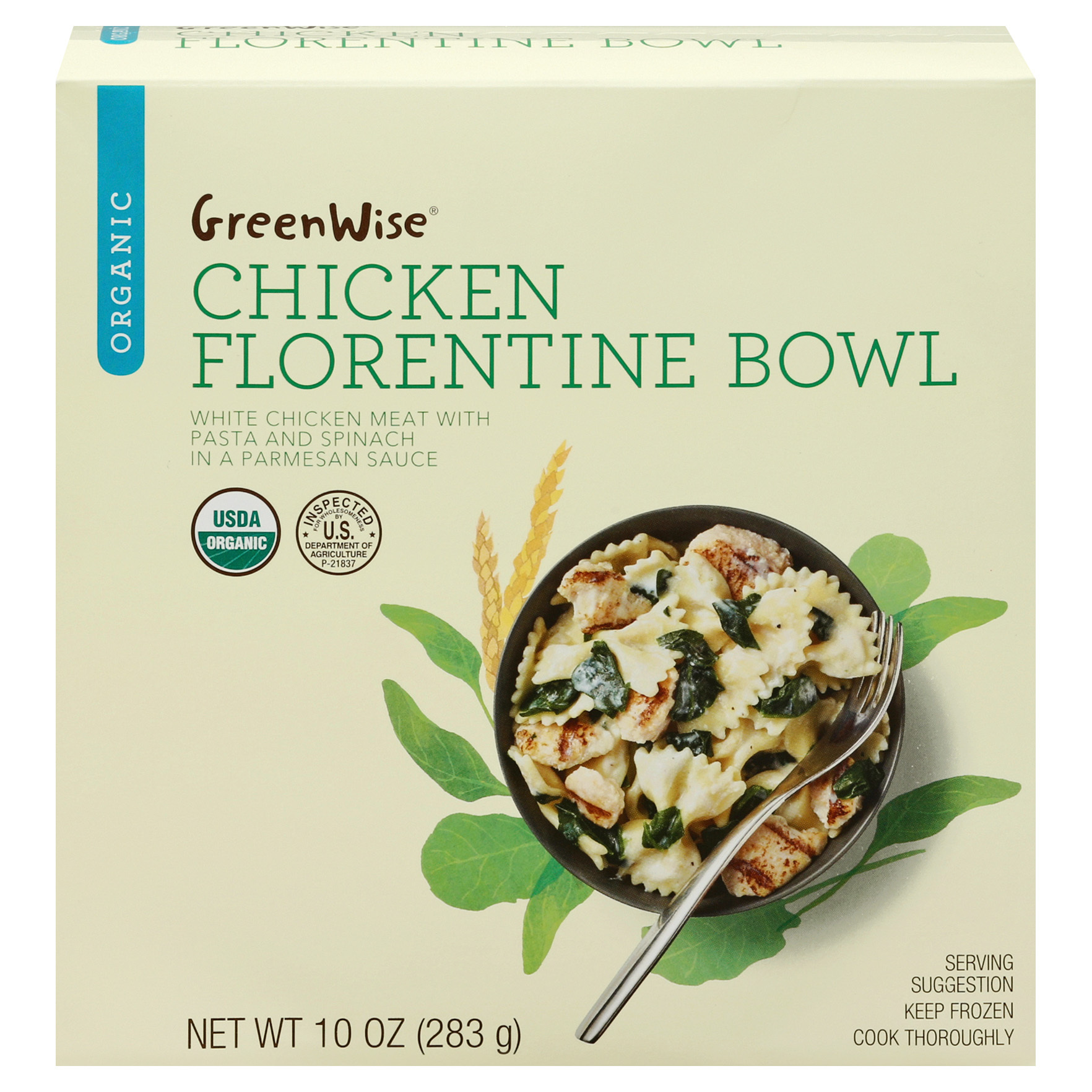 GreenWise Organic Chicken Florentine Bowl 10.0 oz BOX