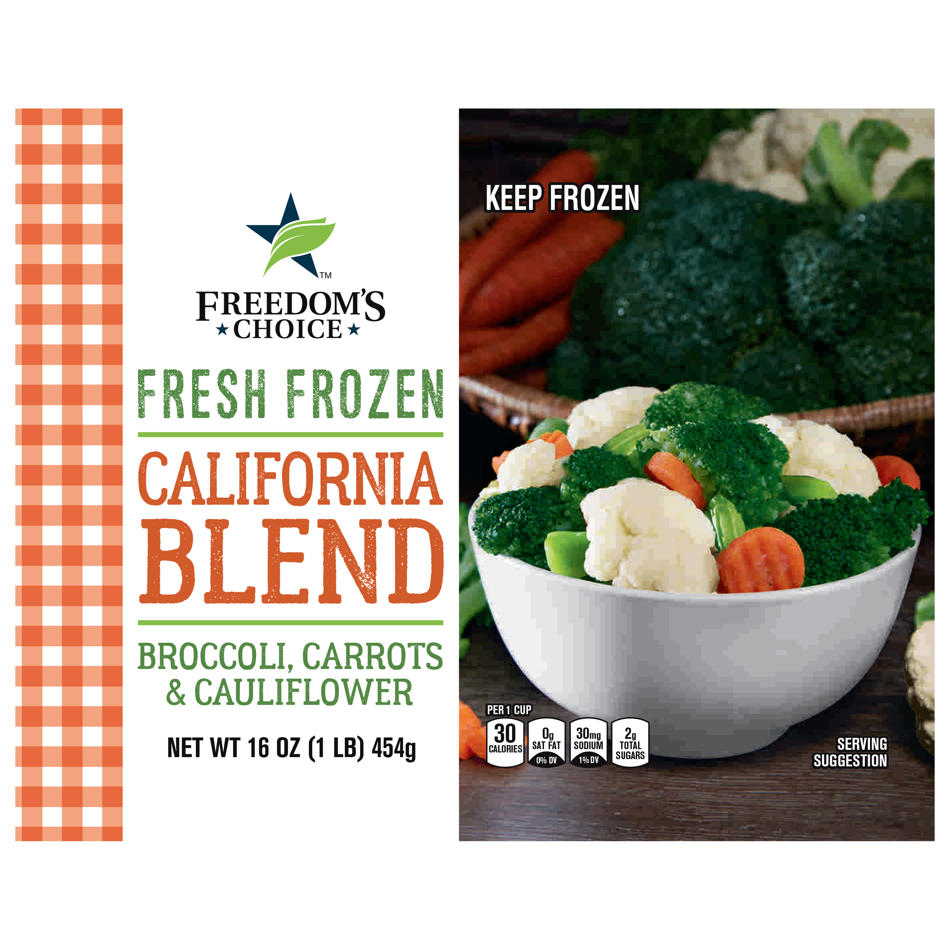 Freedom's Choice Fresh Frozen California Blend 16 oz