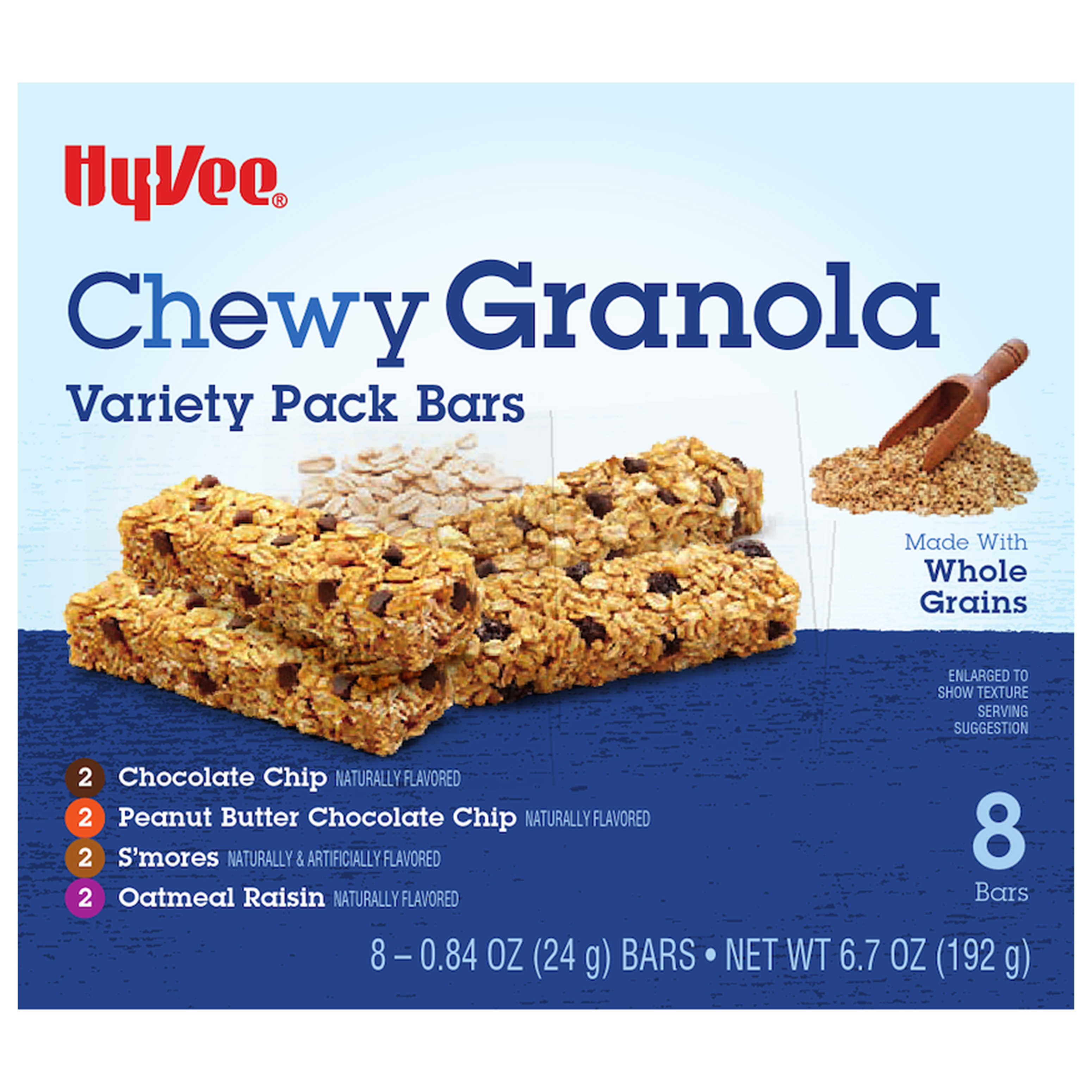 Hy-Vee Variety Pack Chewy Bars 8 ea Box