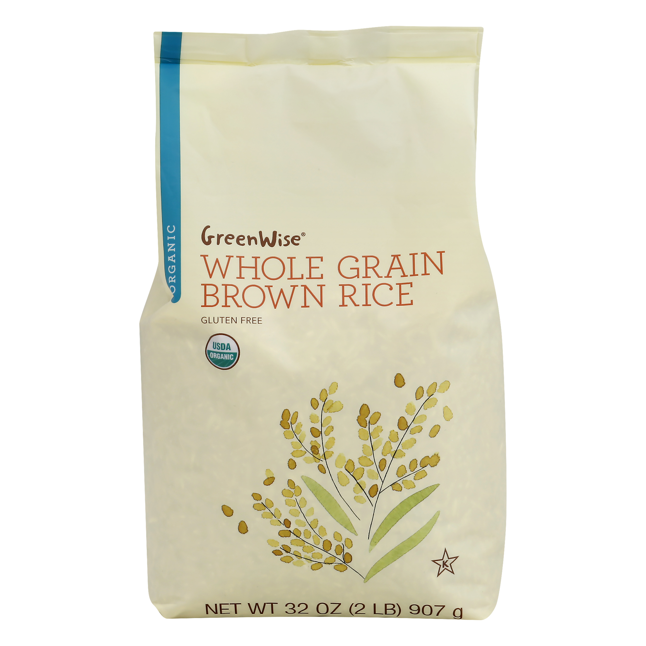 GreenWise Organic Whole Grain Brown Rice 32 oz BAG