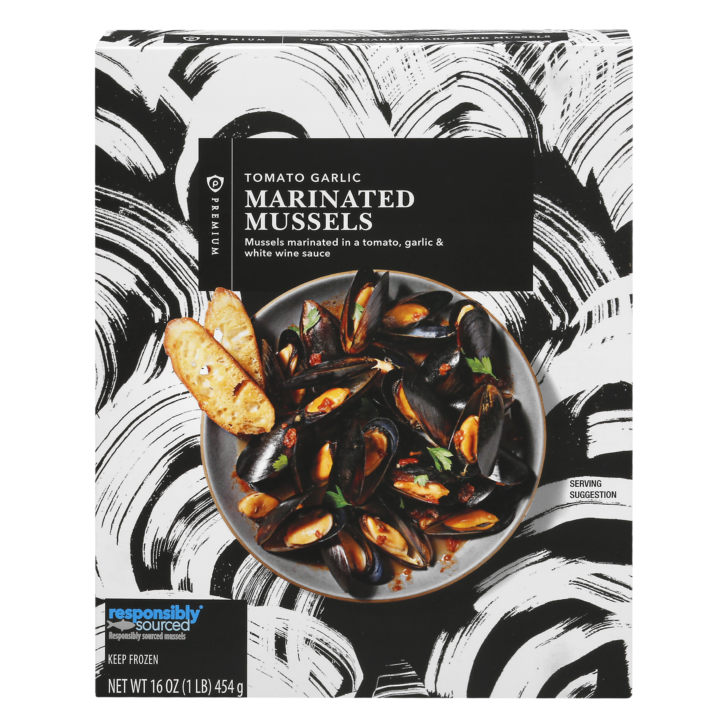 Publix Premium Tomato Garlic Marinated Mussels 16 oz BOX