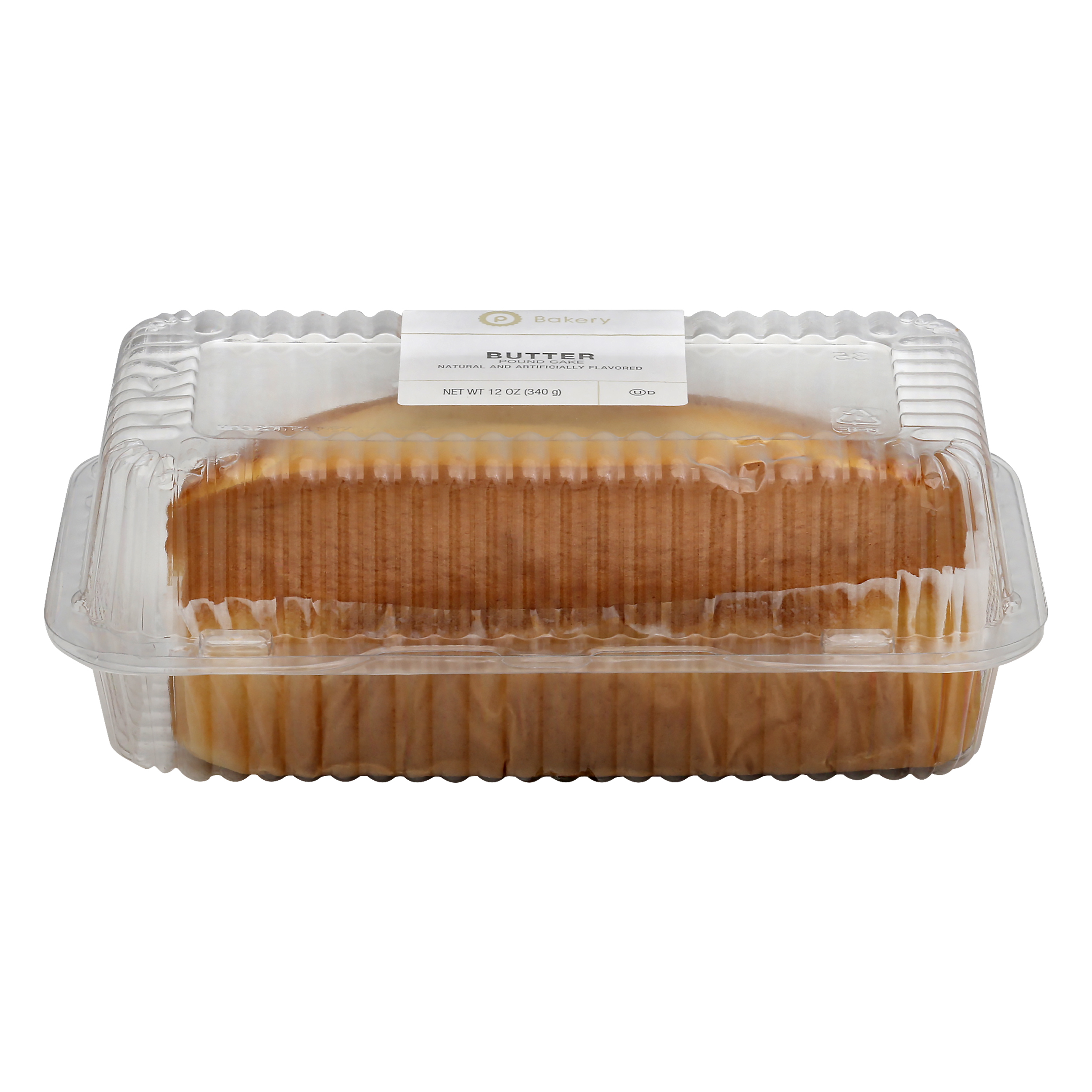 Publix Bakery Butter Pound Cake 12 oz CLAM SHELL