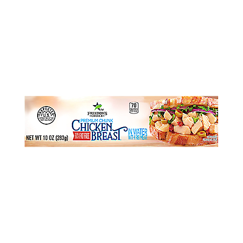 Freedom's Choice Premium Chunk Chicken Breast in Water with Rib Meat 10 oz