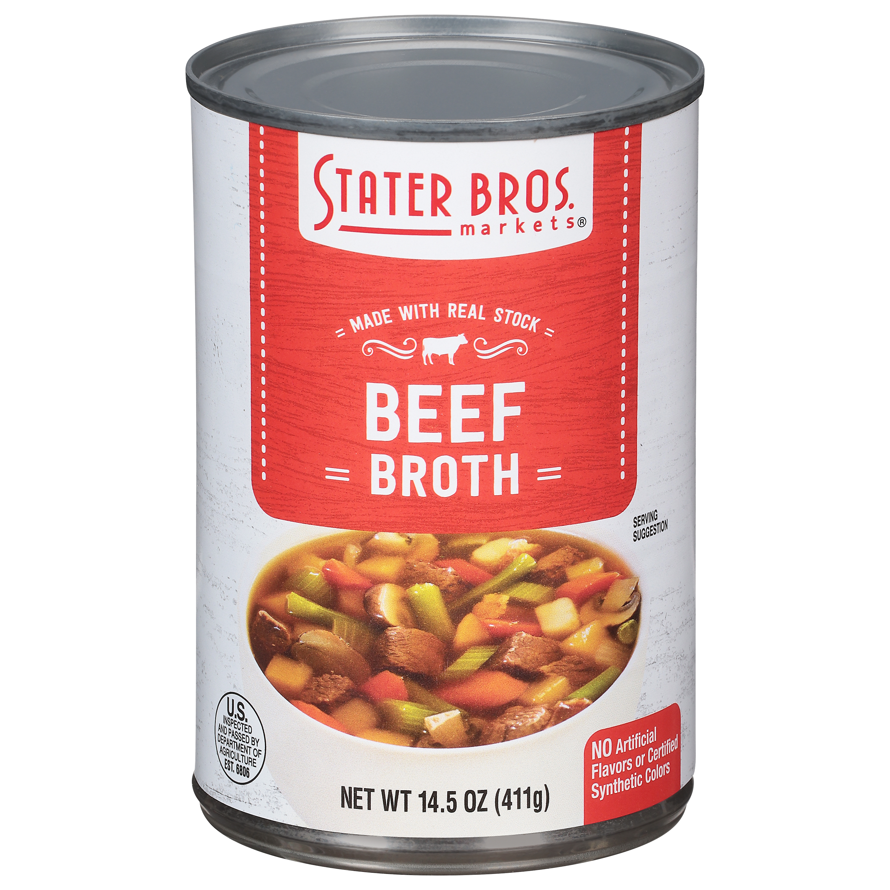 Stater Bros. Markets Beef Broth 14.5 oz