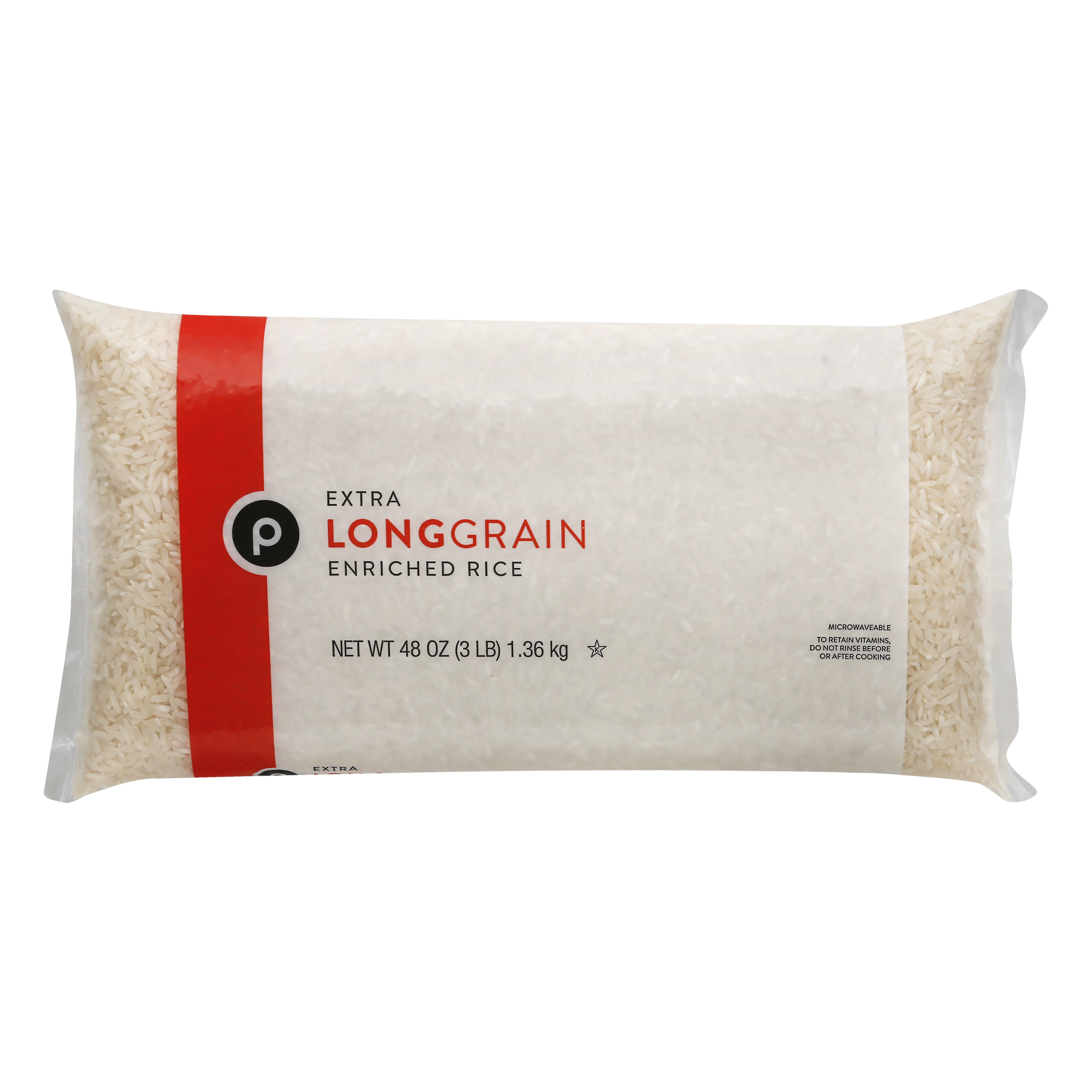 Publix Enriched Extra Long Grain Rice 48 oz BAG