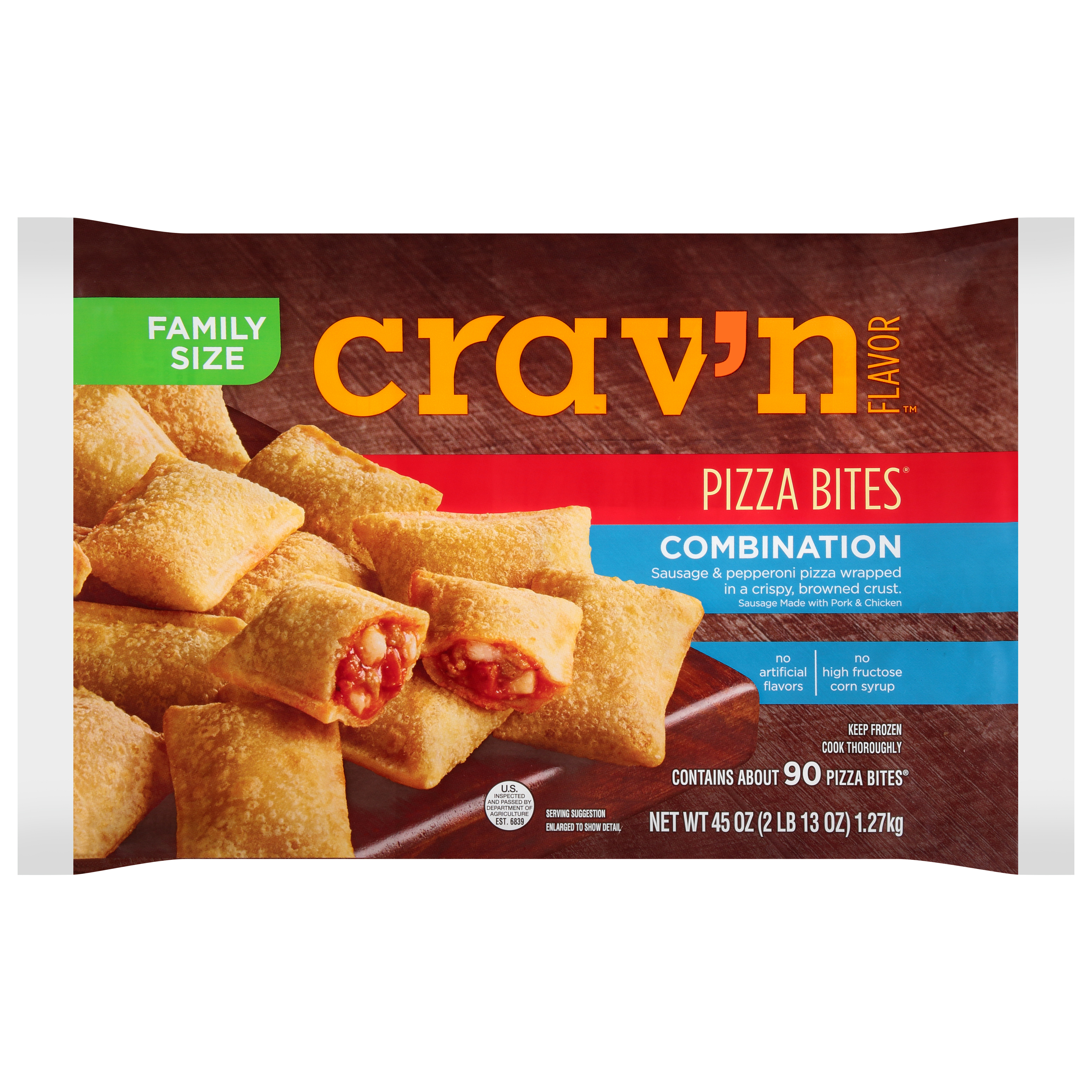 Crav'n Flavor Family Size Combination Pizza Bites 45 oz