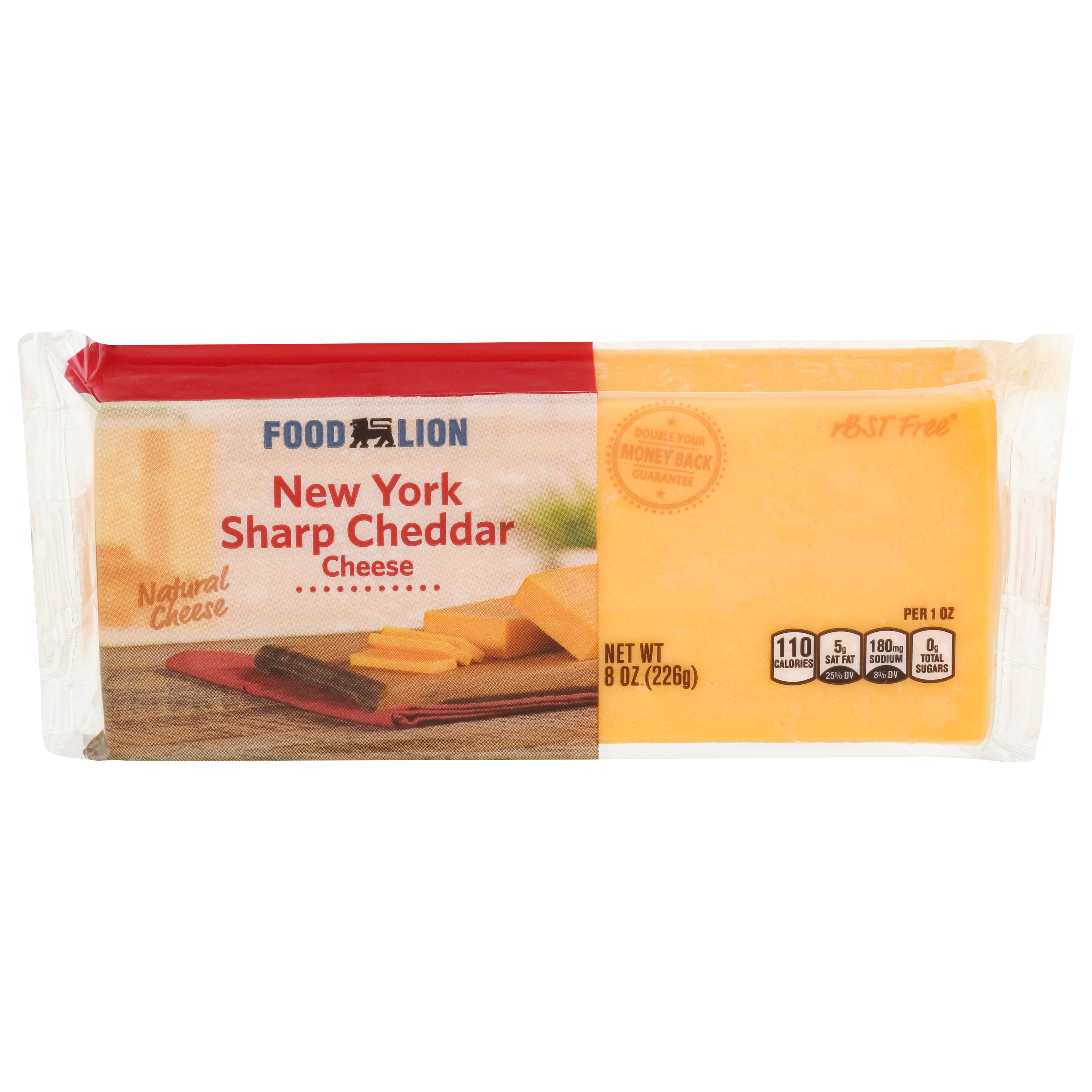 Food Lion New York Sharp Cheddar Cheese 8 oz