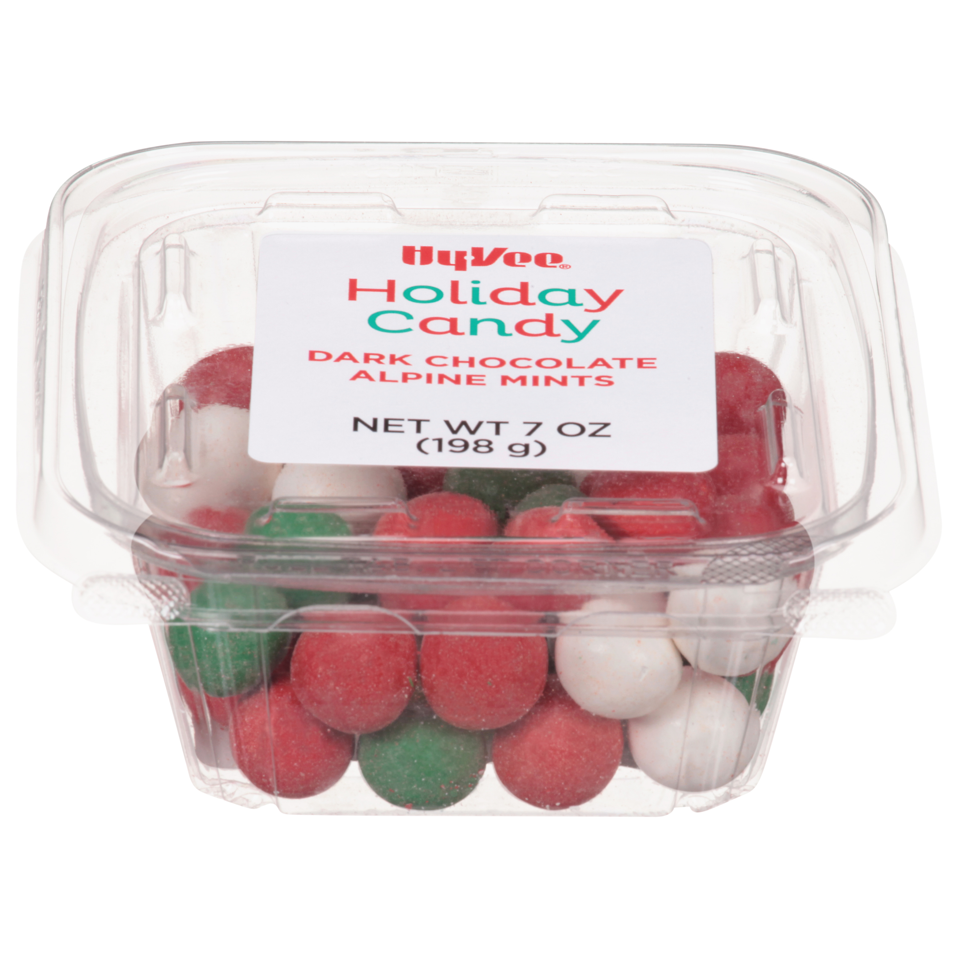 Hy-Vee Dark Chocolate Alpine Mints Holiday Candy 7 oz