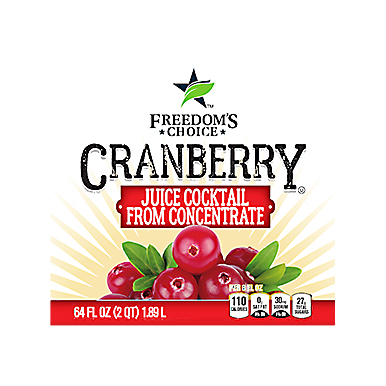 Freedom's Choice Cranberry Juice Cocktail 64 fl oz