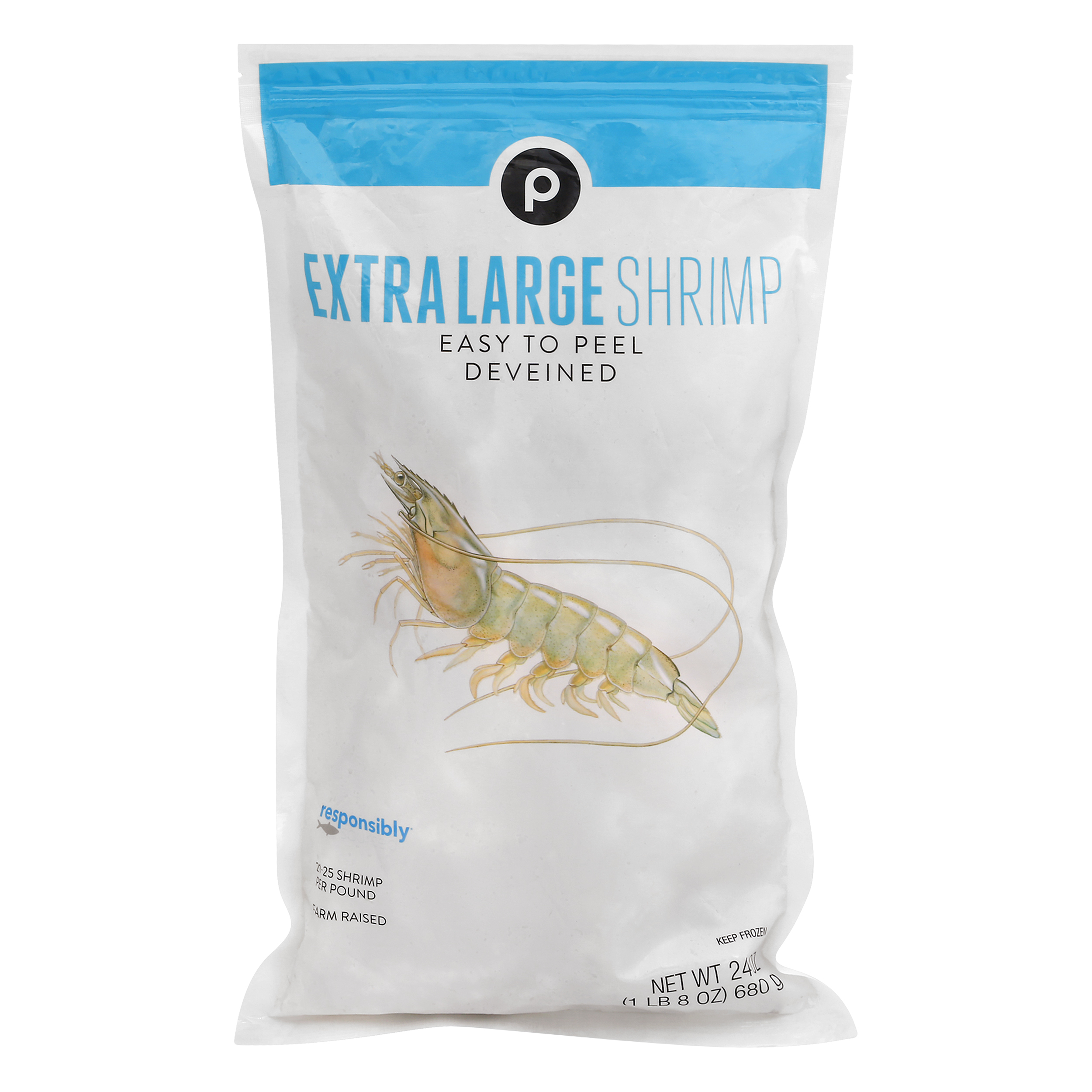Publix Extra Large Shrimp 24 oz BAG