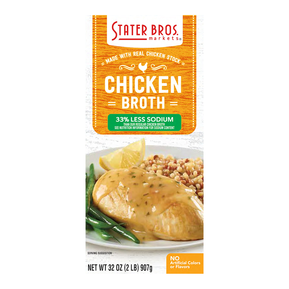 Stater Bros. Markets Chicken Broth 32 oz