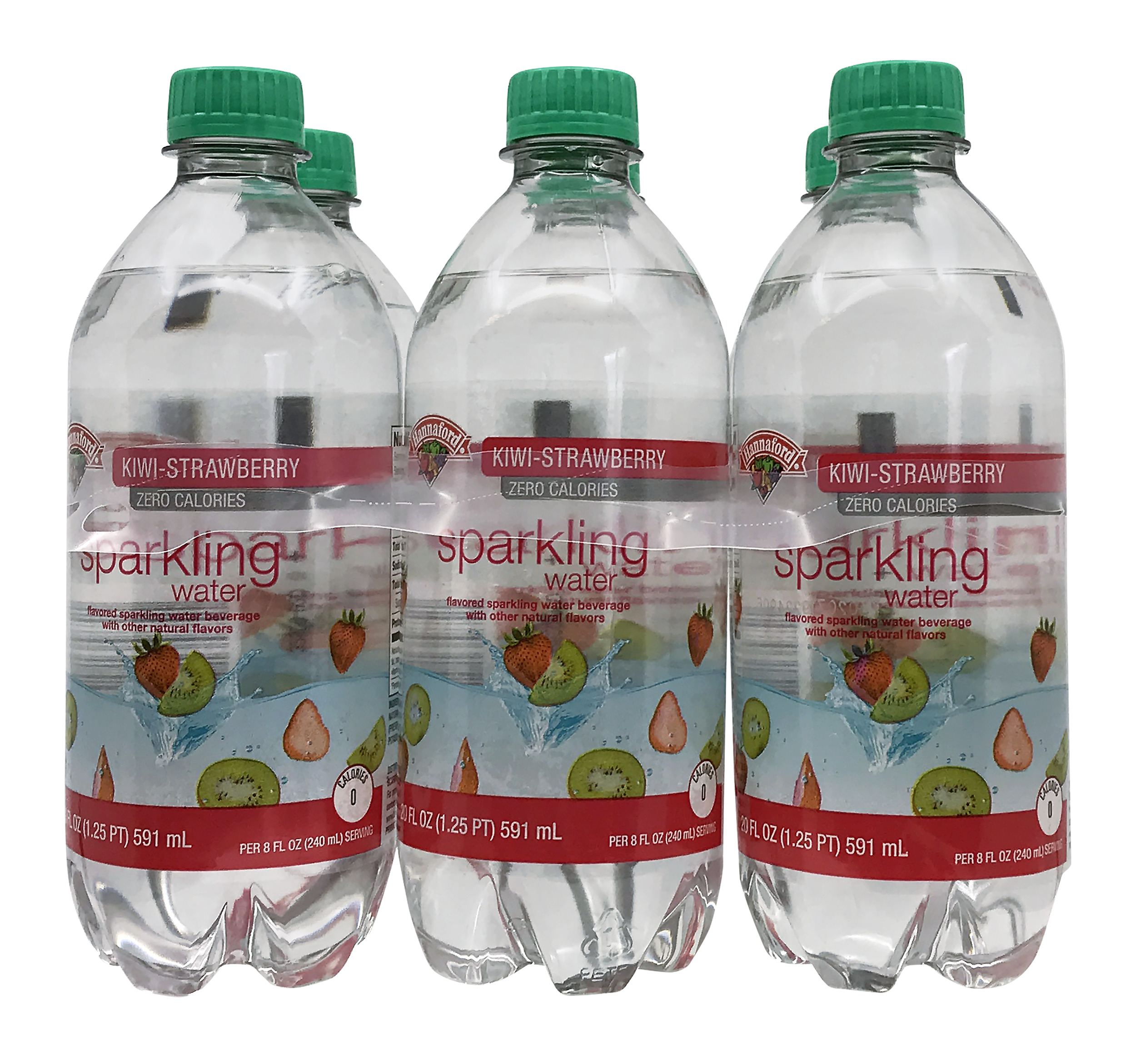 Hannaford Kiwi-Strawberry Sparkling Water