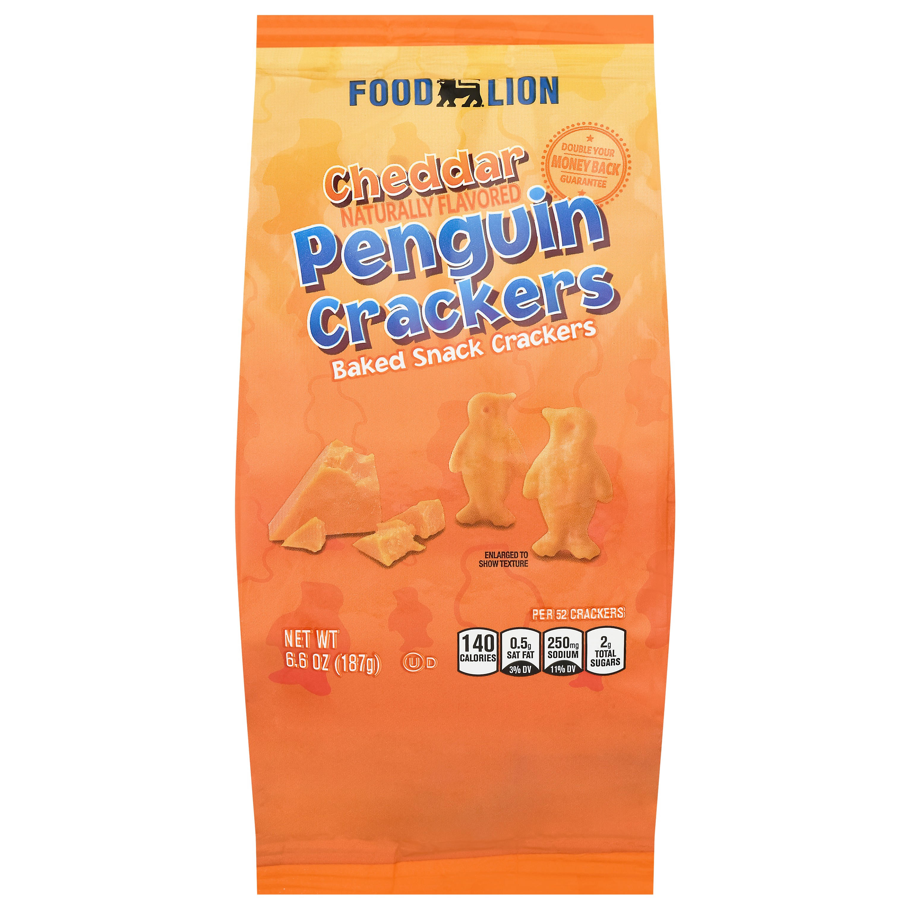 Food Lion Cheddar Penguin Crackers 6.6 oz