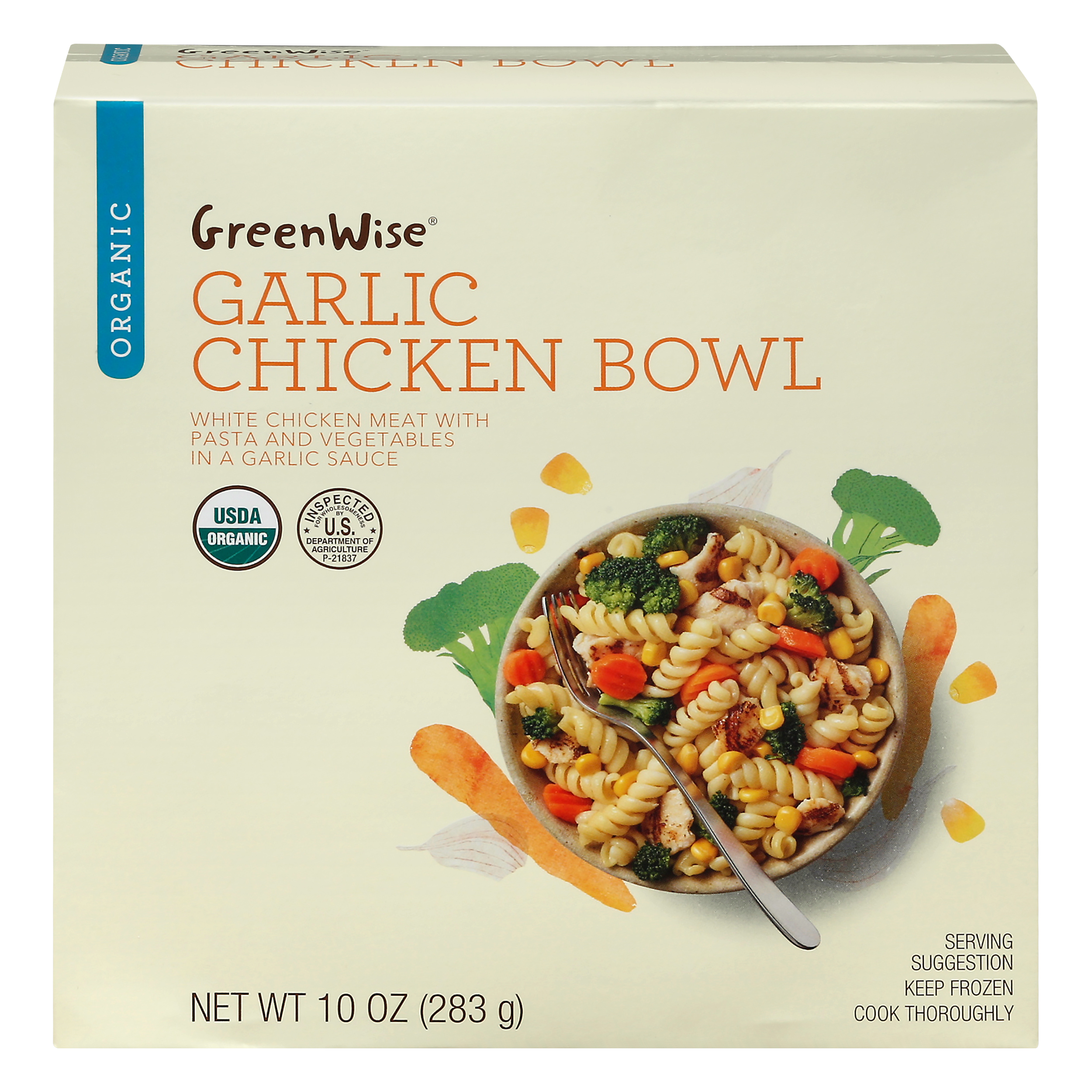 GreenWise Organic Garlic Chicken Bowl 10.0 oz BOX