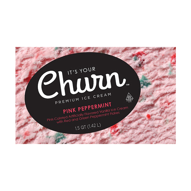 It's Your Churn Premium Pink Peppermint Ice Cream 1.5 qt