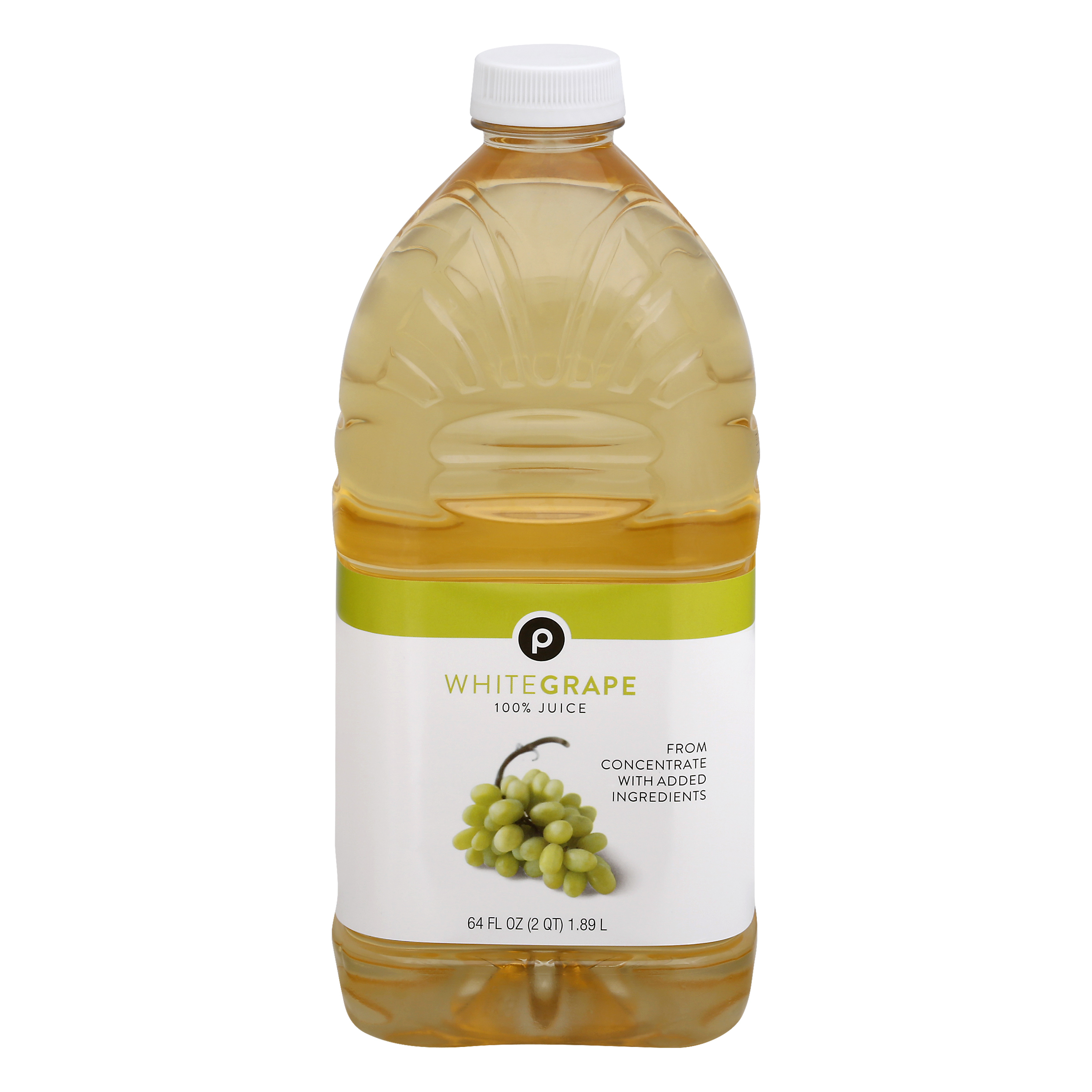 Publix White Grape 100% Juice 64 oz JUG