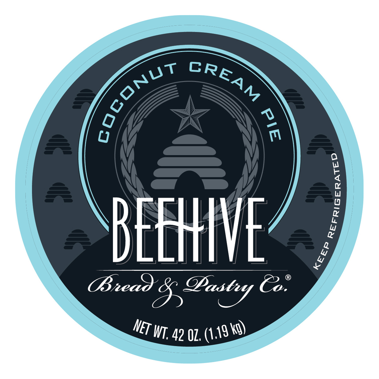 BeeHive Bread & Pastry Co. 9 Inch Coconut Creme Pie 42 oz