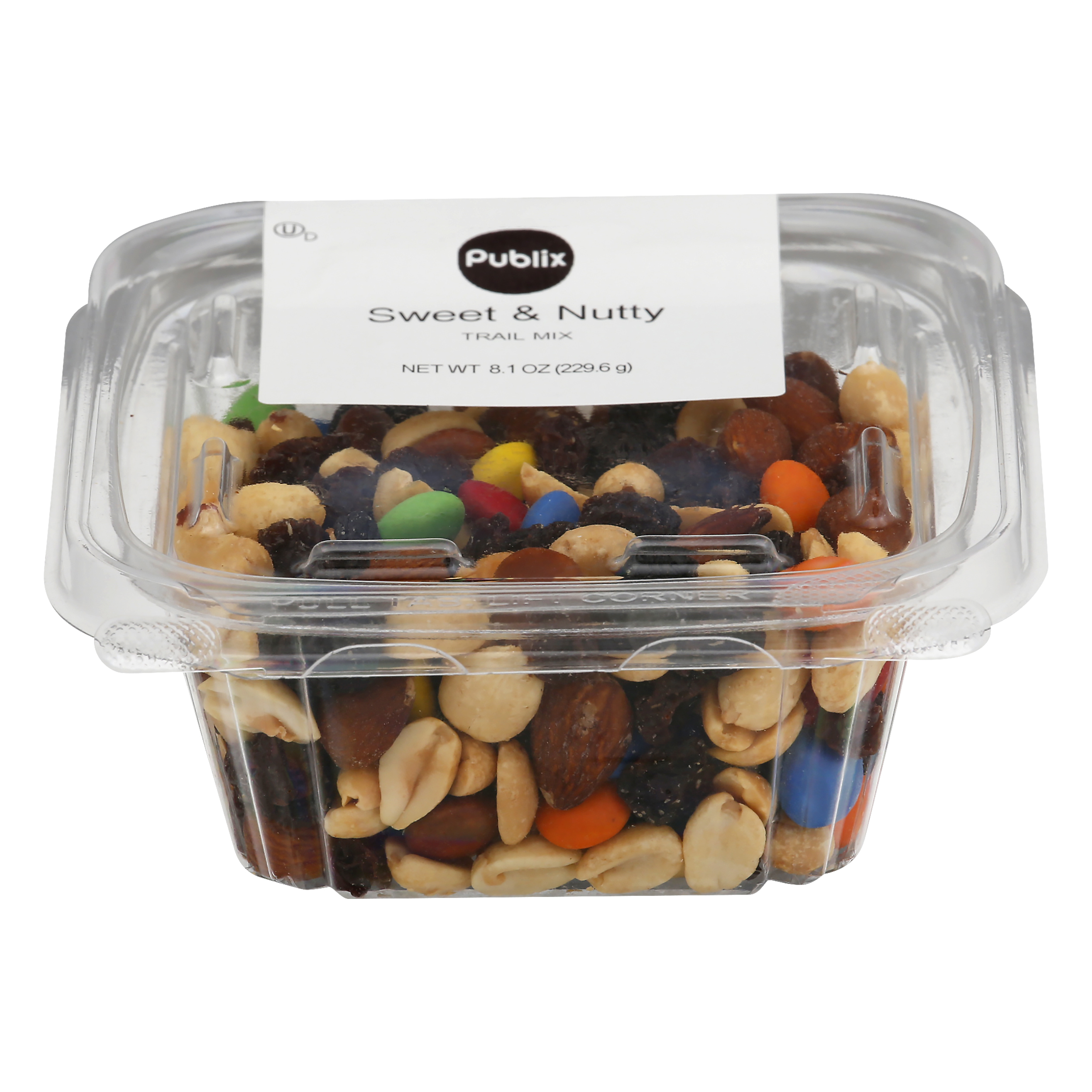 Publix Sweet & Nutty Trail Mix 8.1 oz PLASTIC CONTAINER