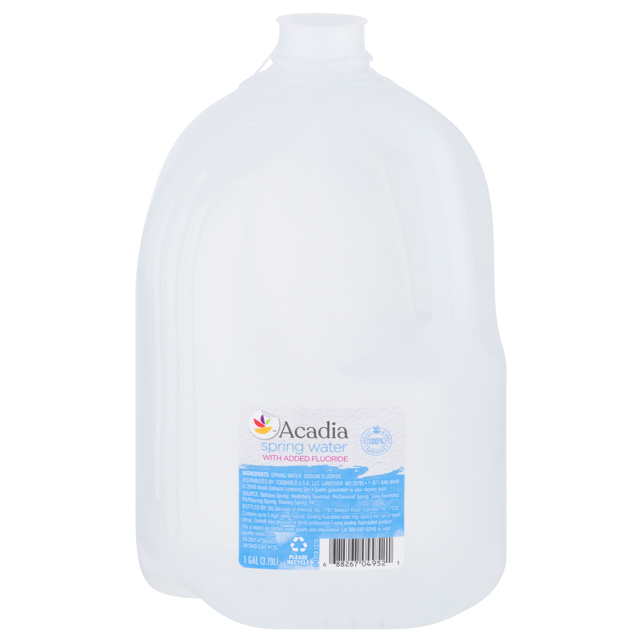 Acadia Spring Water 1 gl Jug
