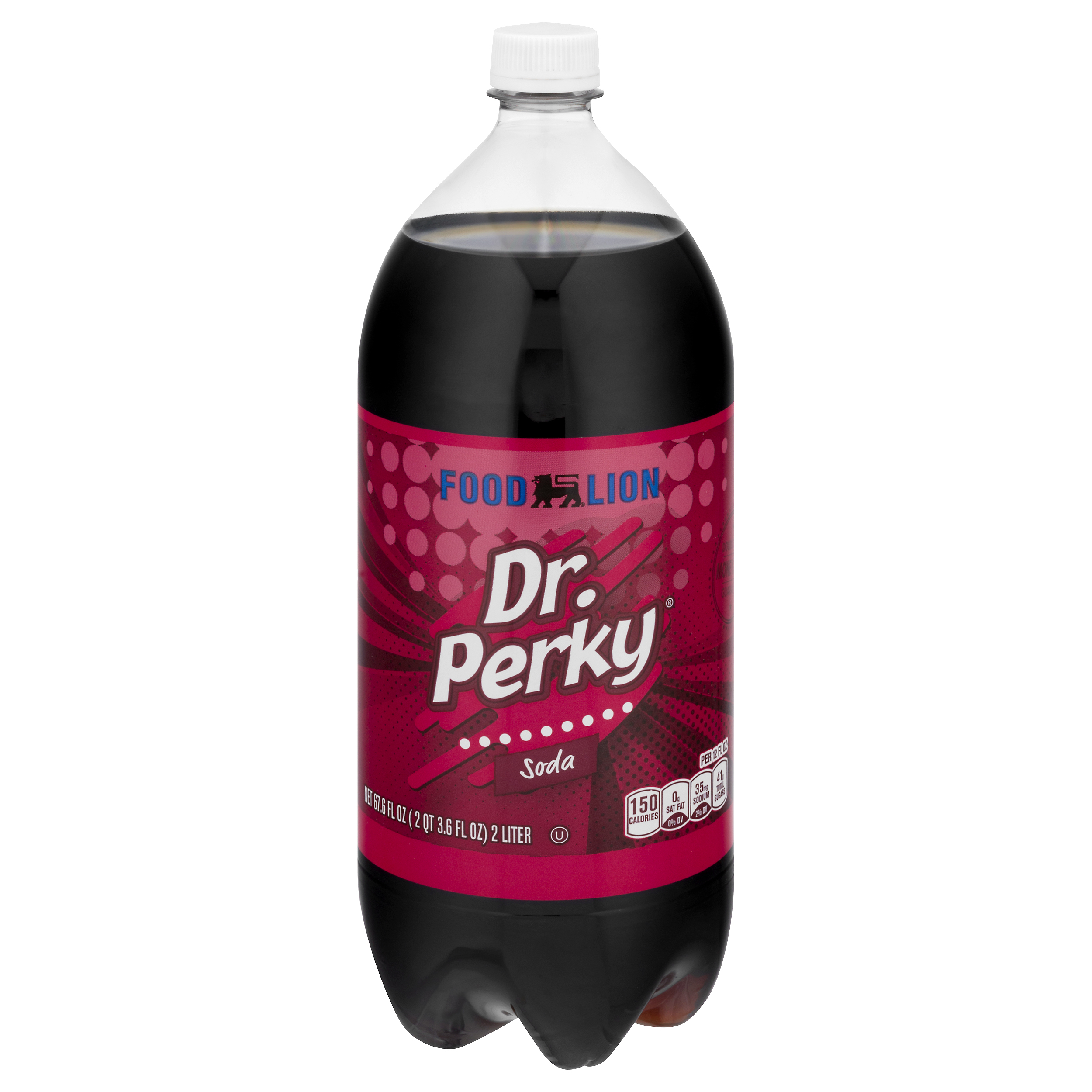 Food Lion Dr. Perky Soda 67.6 oz BOTTLE