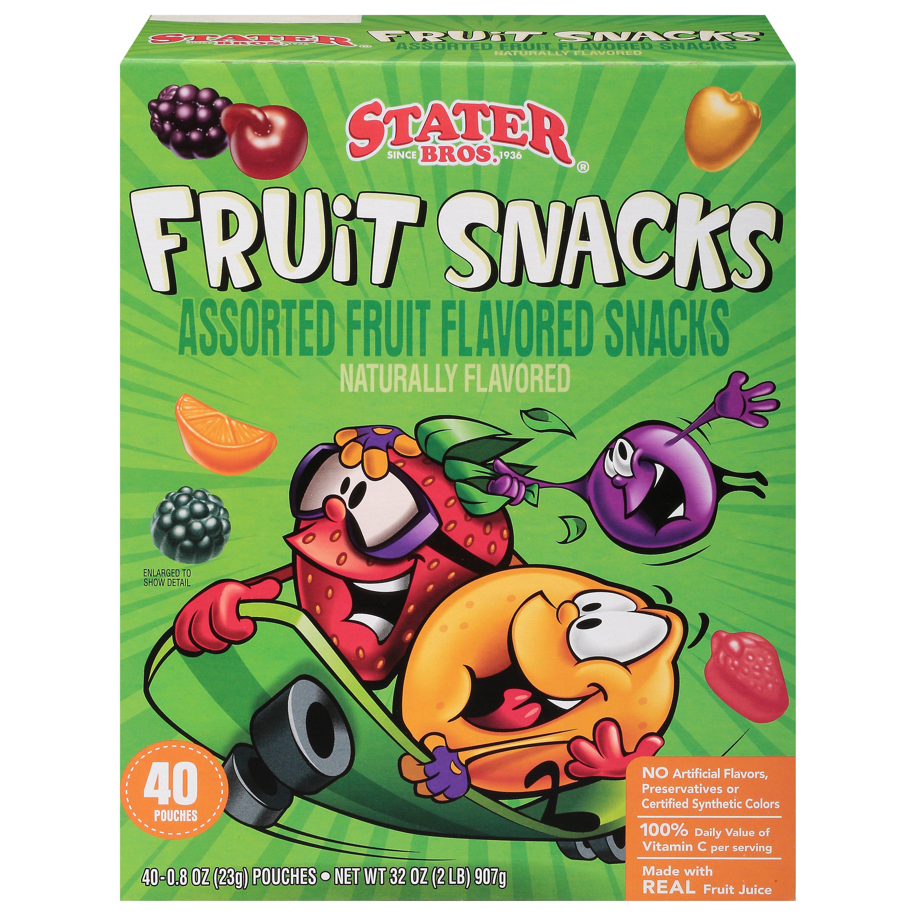 Stater Bros. Assorted Fruit Snacks 40 ea