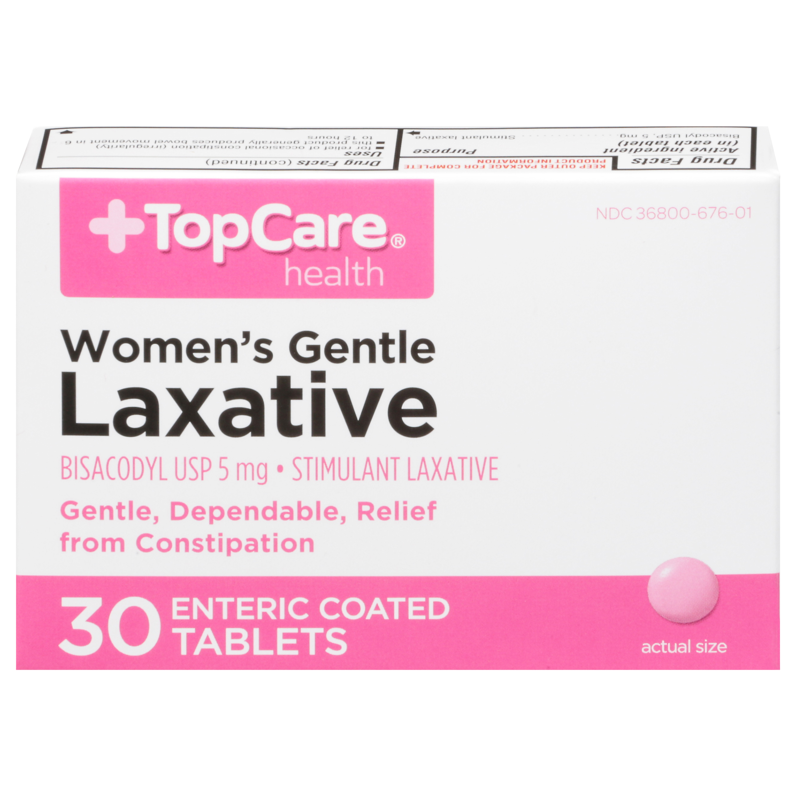 TopCare Health 5 mg Women's Gentle Laxative 30 Tablets