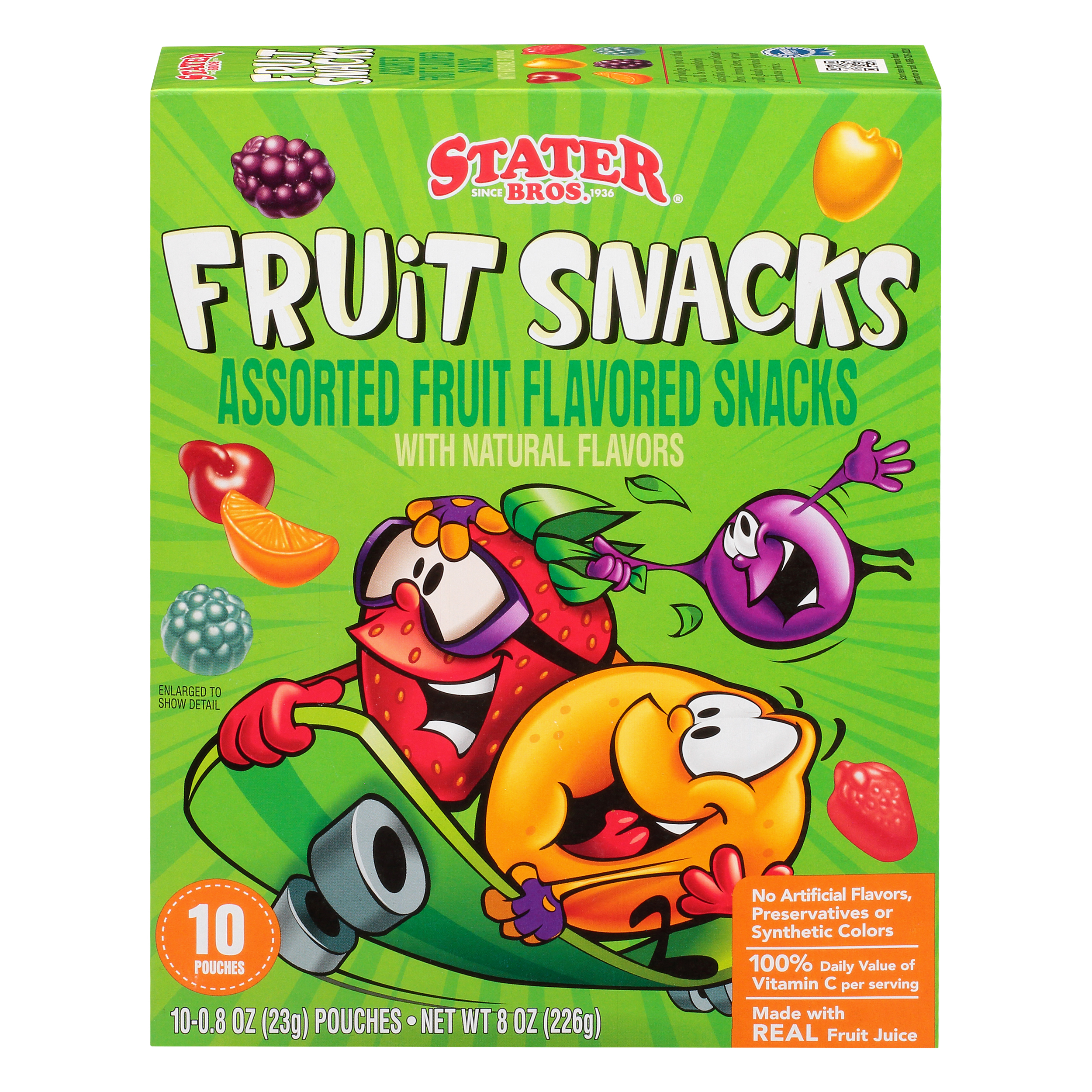 Stater Bros. Assorted Fruit Snacks 10 ea Box
