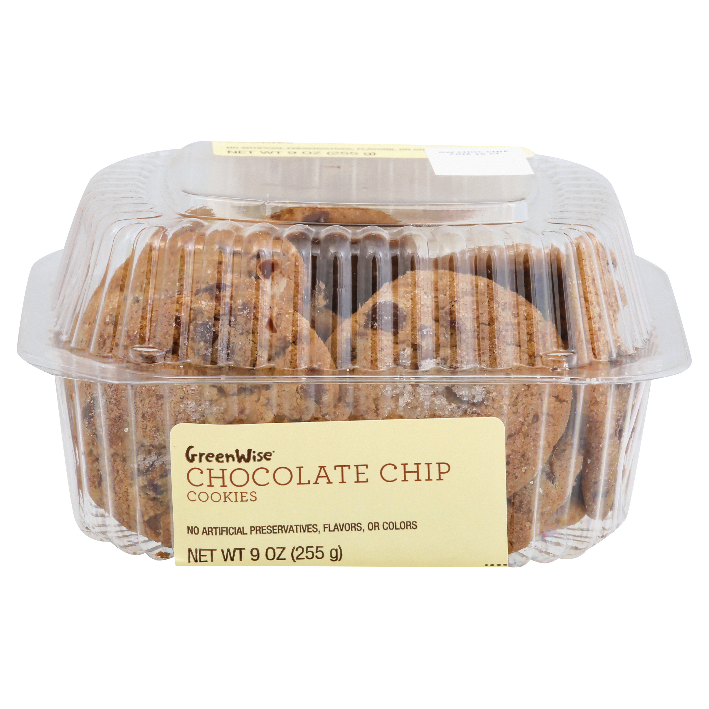 GreenWise Chocolate Chip Cookies 9 oz CUP\TUB