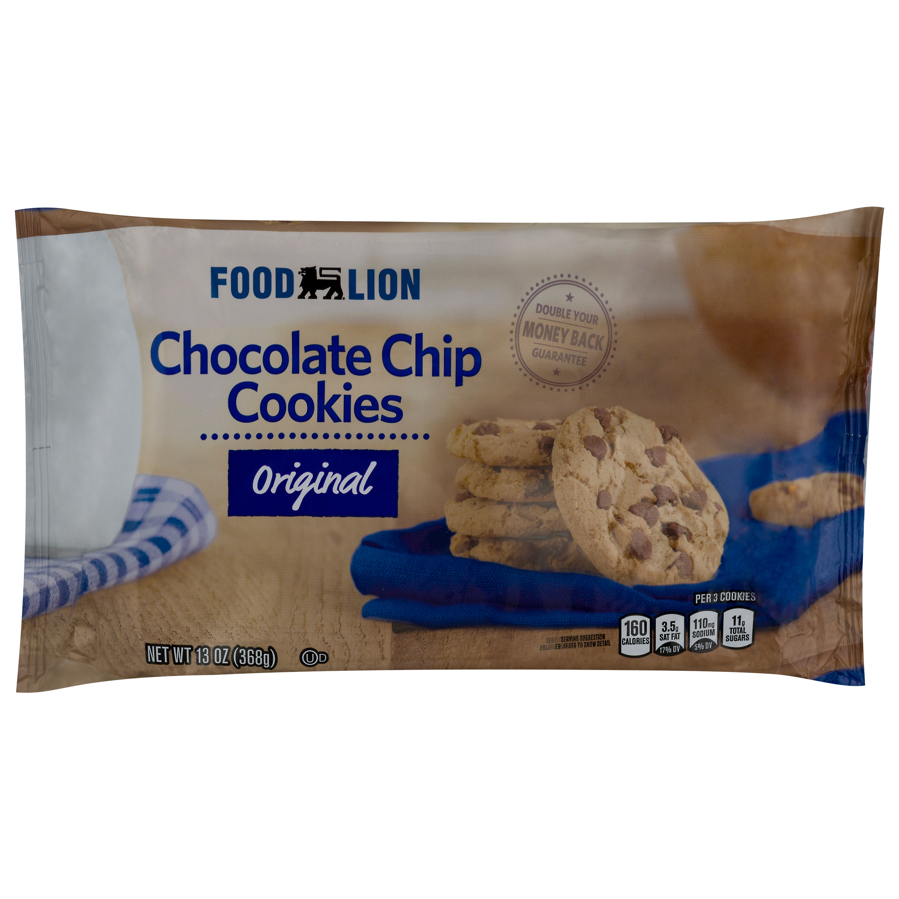 Food Lion Original Chocolate Chip Cookies 13 oz Bag