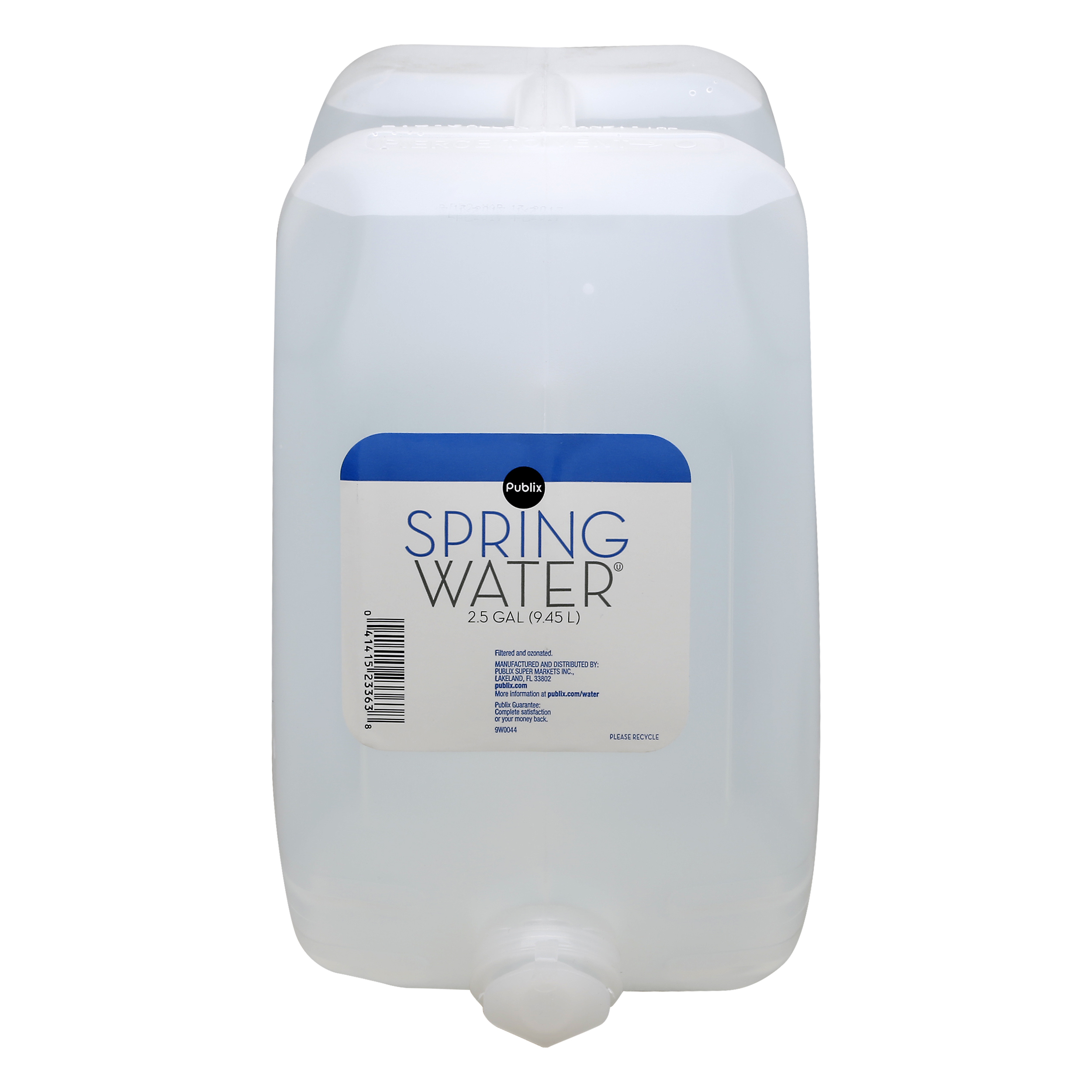 Publix Spring Water 2.5 gl JUG